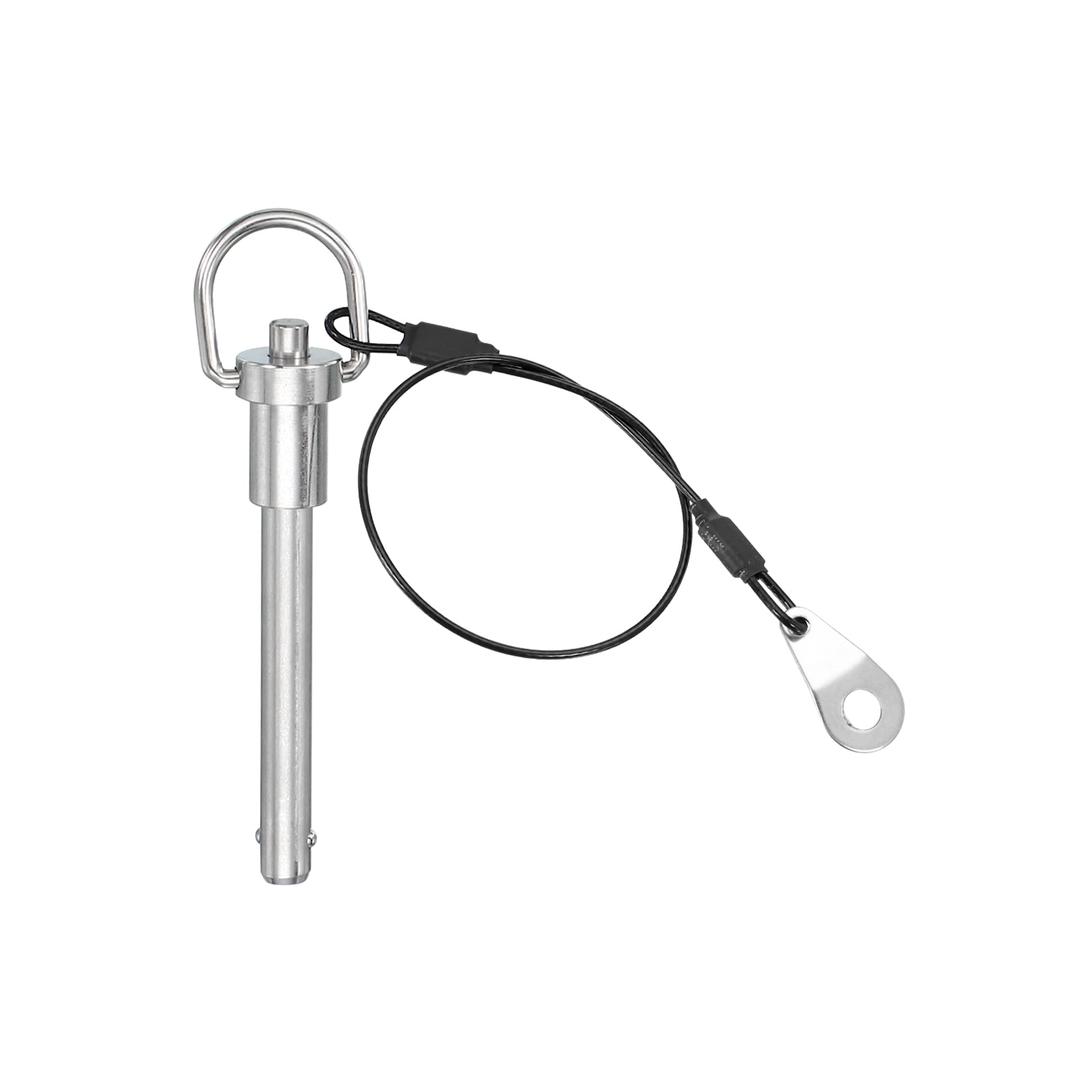 Uxcell 304 Stainless Steel Ring Handle Locking Pin Ball Lock Pins Quick ...