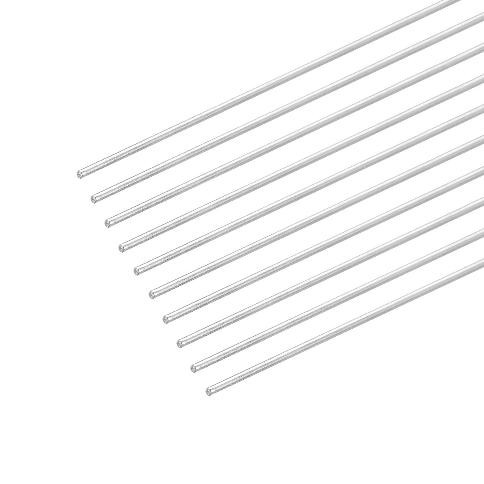 Uxcell 304 Stainless Steel Round Rods 1.5mm x 450mm, Metal, DIY Craft, 10 Pack - Walmart.com