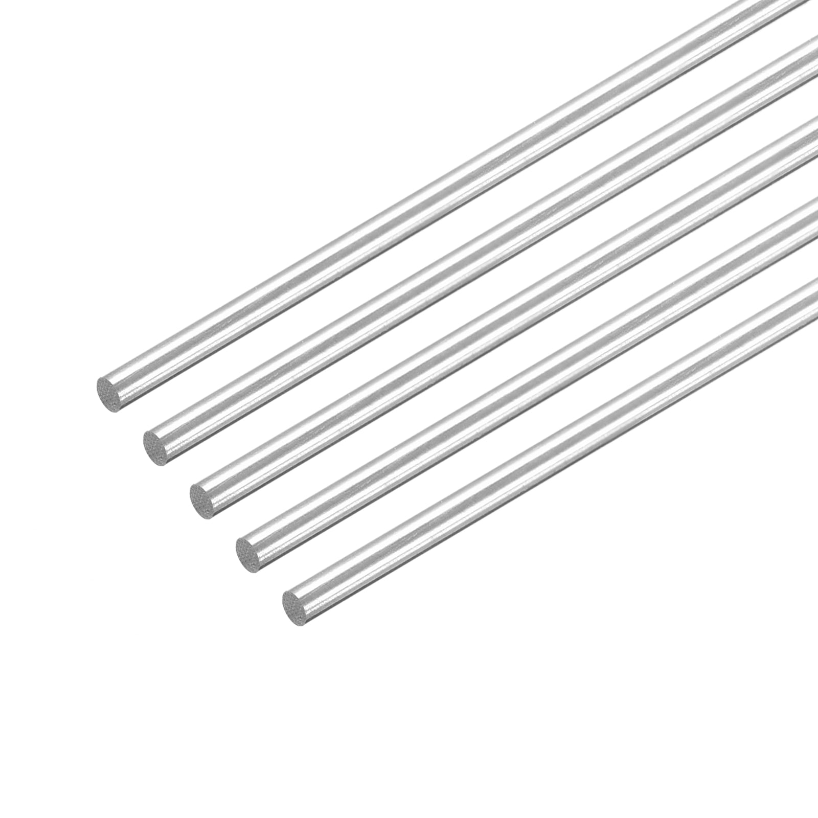 Uxcell 304 Stainless Steel Round Rods 1.8mm x 400mm for DIY Craft, 5 Pack - Walmart.com