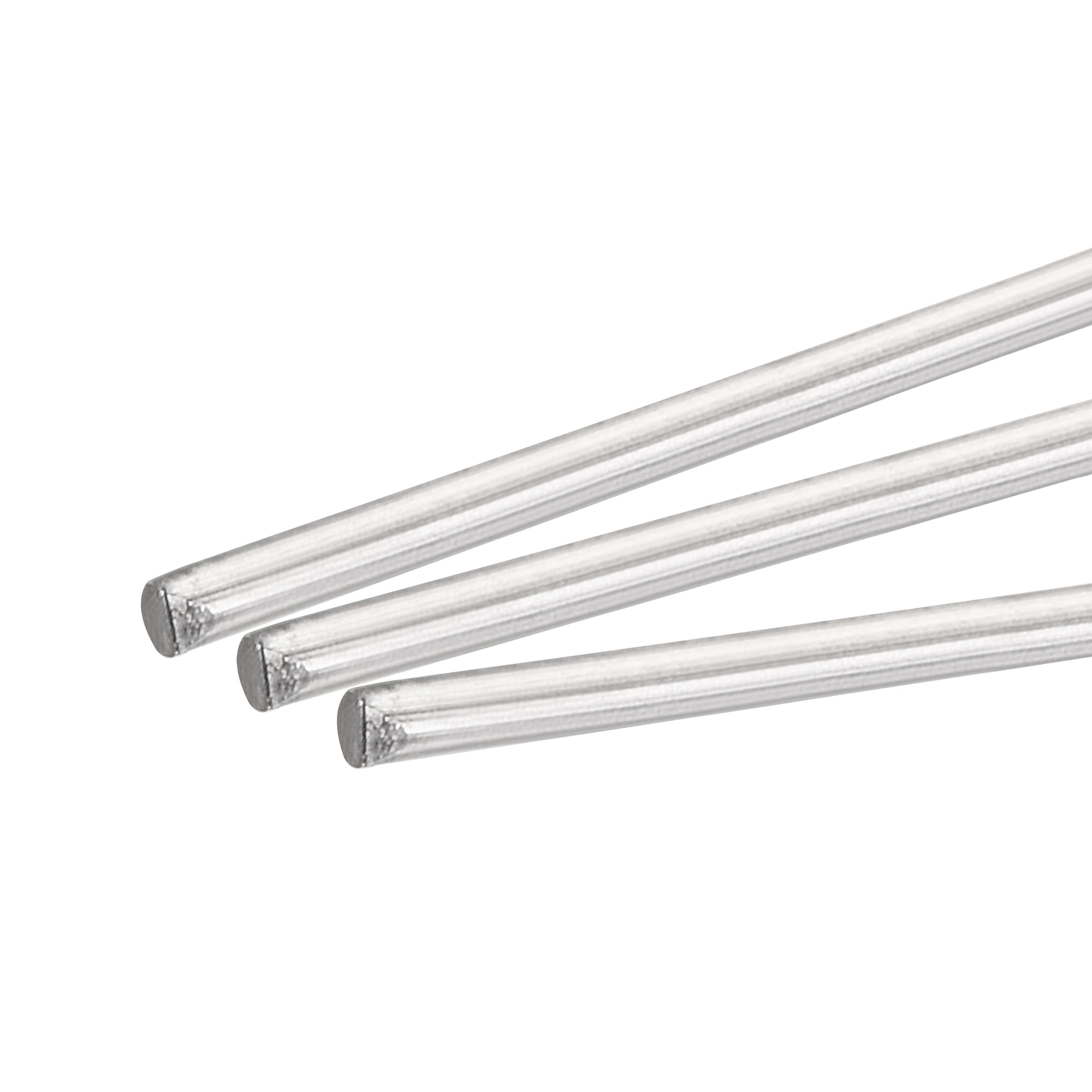 Uxcell 304 Stainless Steel Round Rods, 1mm x 200mm for DIY Craft Model ...