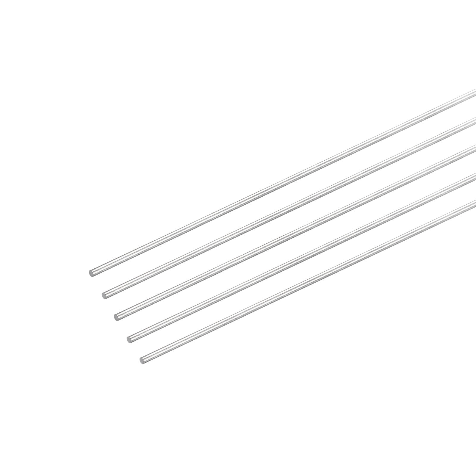Uxcell 304 Stainless Steel Round Rods 1mm x 400mm for DIY Craft, 5 Pack - Walmart.com