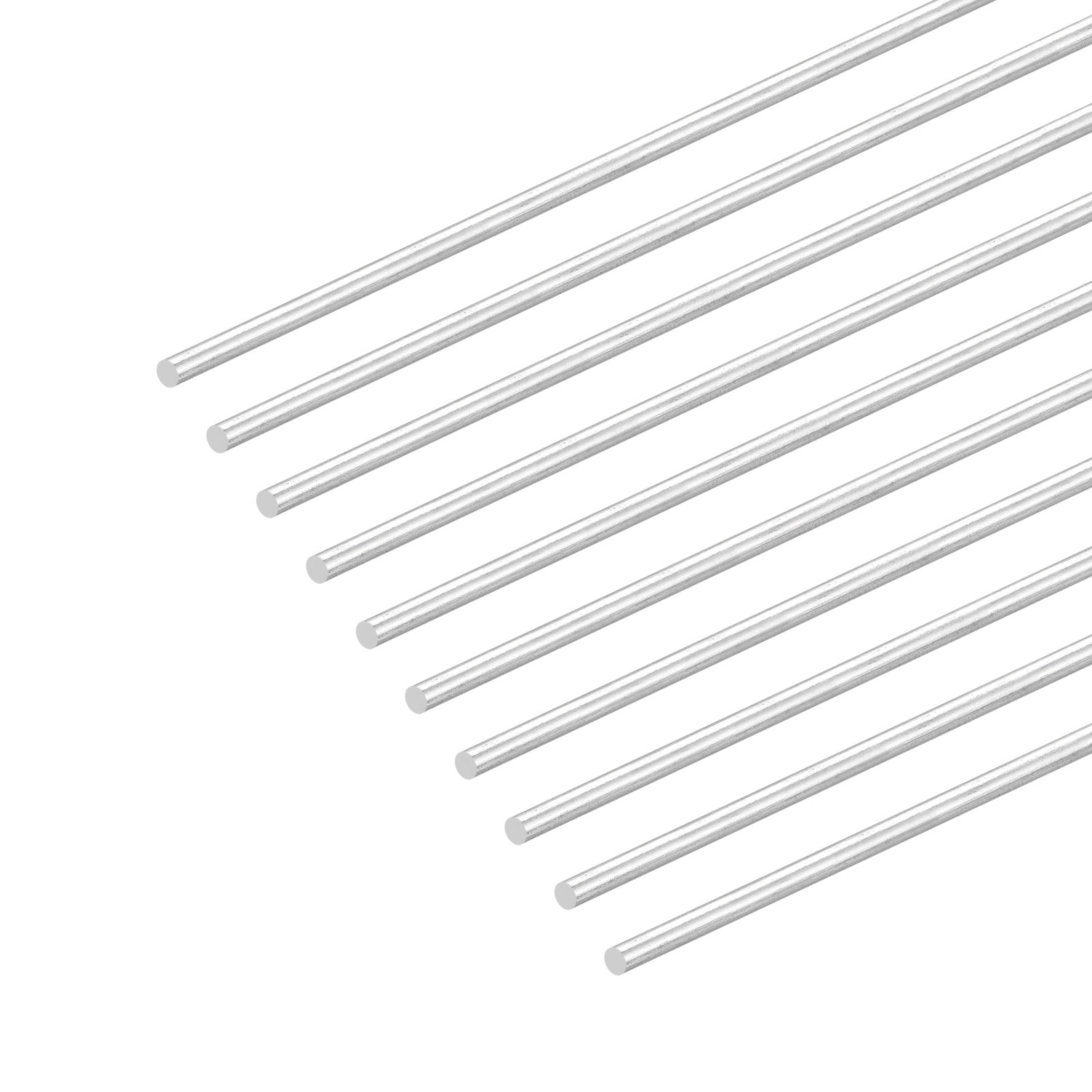 Uxcell 304 Stainless Steel Round Rods 2.5mm x 350mm for DIY Craft, 10 Pack - Walmart.com