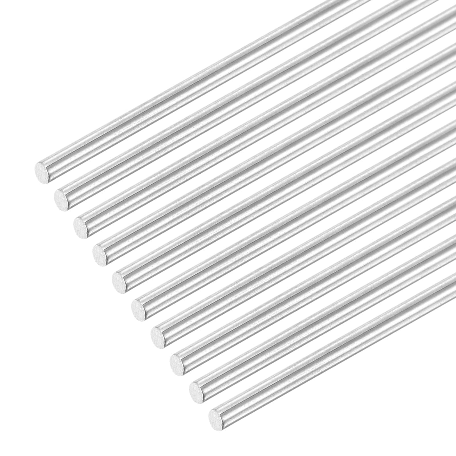 Uxcell 304 Stainless Steel Round Rods 2mm x 420mm for DIY Craft, 10 Pack - Walmart.com