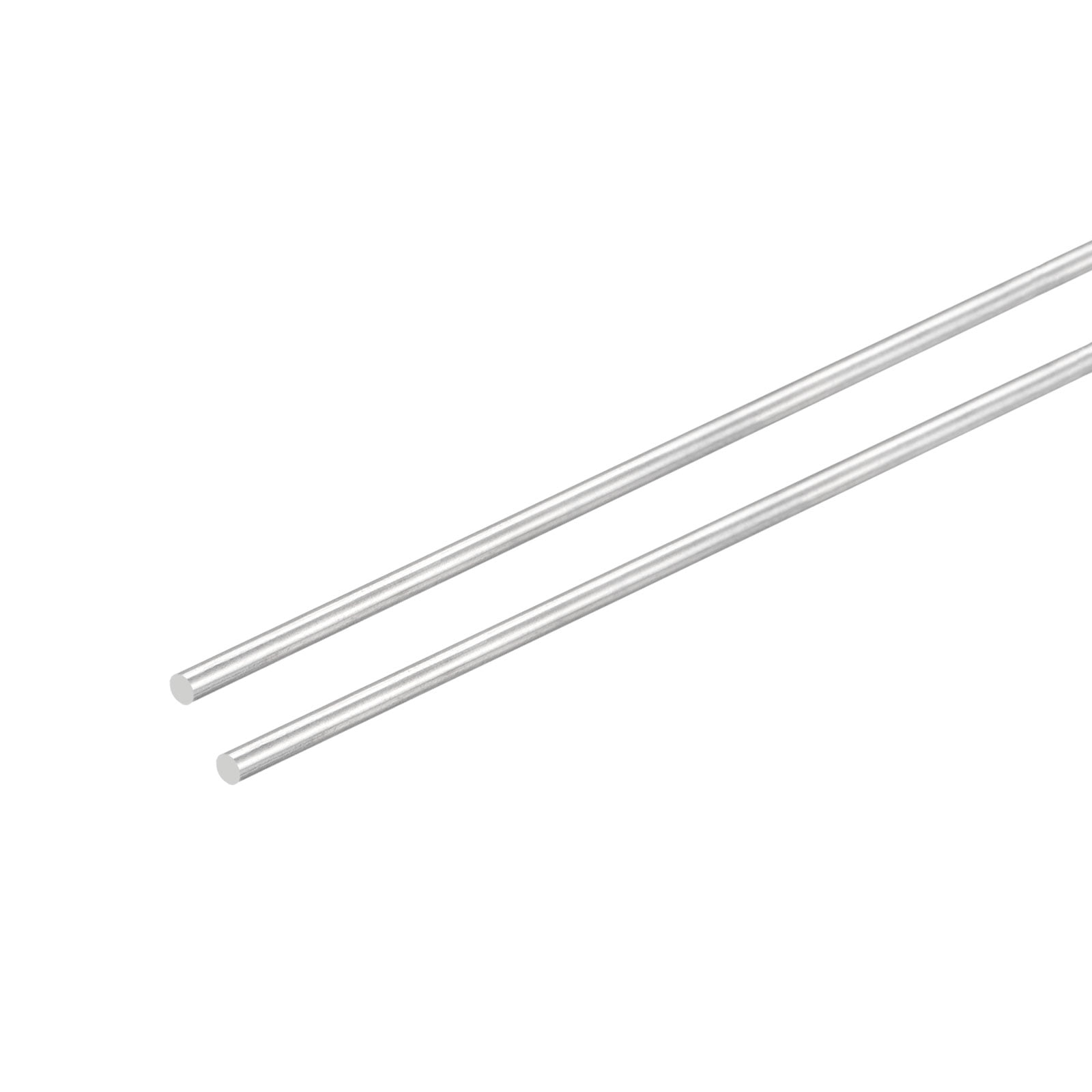 Uxcell 304 Stainless Steel Round Rods 3mm x 400mm for DIY Craft, 2 Pack - Walmart.com