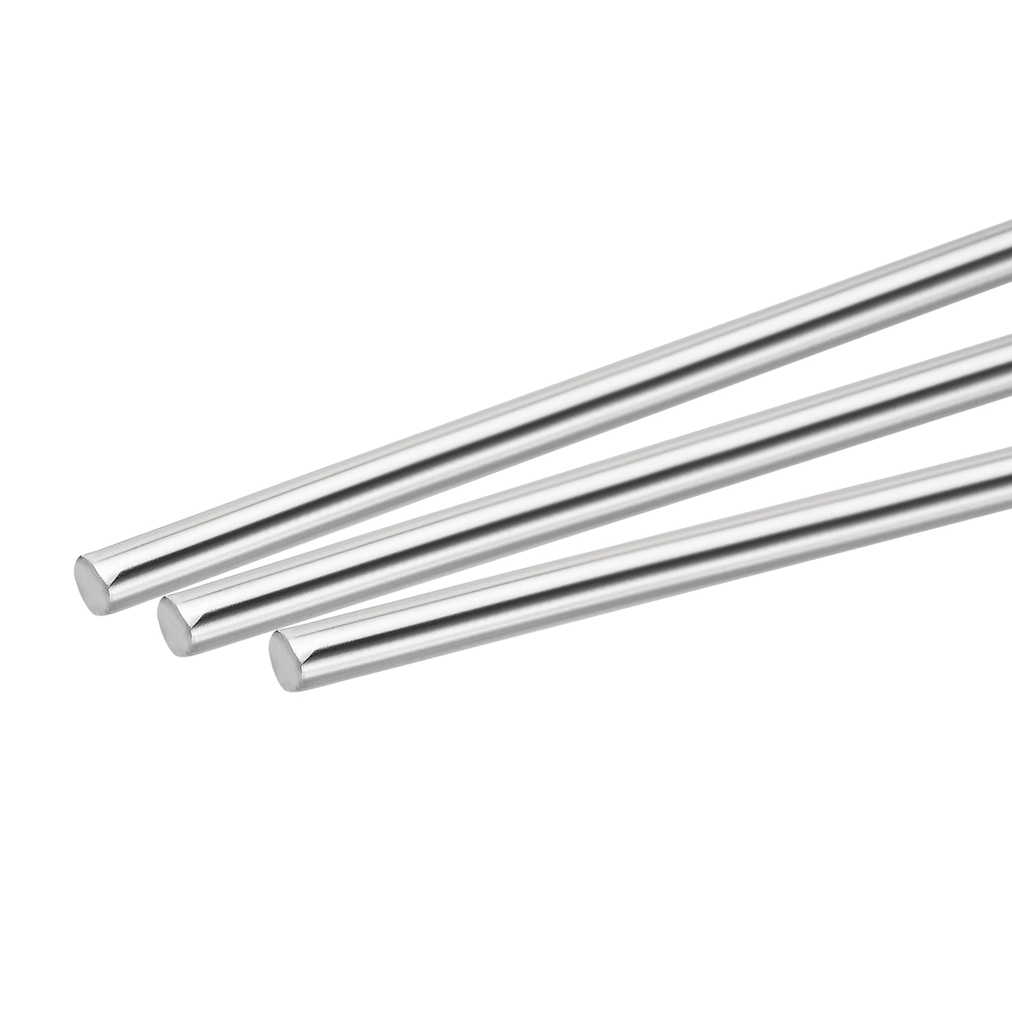 Uxcell 304 Stainless Steel Round Rods, 4mm x 300mm for DIY Craft Model ...