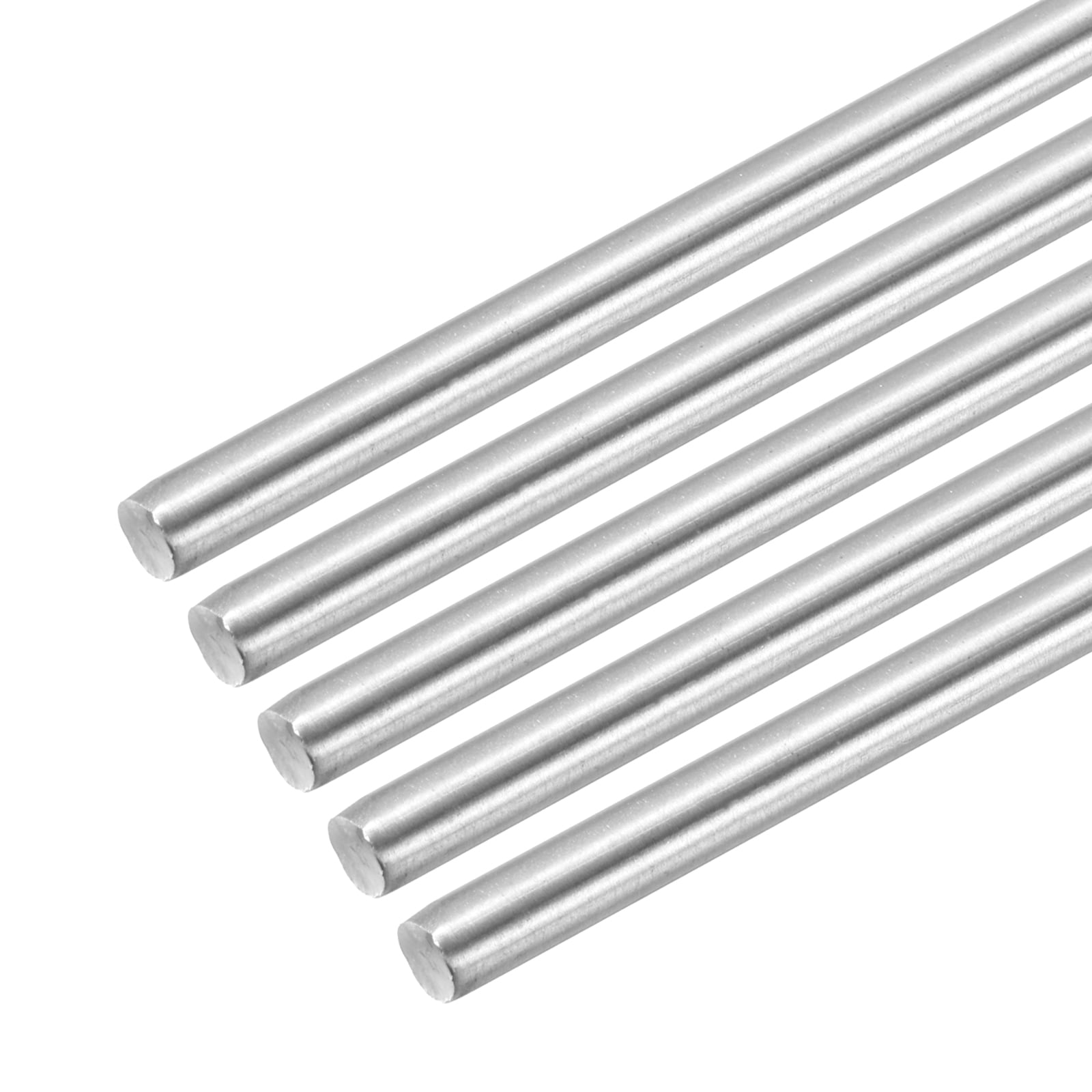 Uxcell 304 Stainless Steel Round Rods, 6.35mm x 152mm Solid Shaft Rods, Pack of 5 - Walmart.com