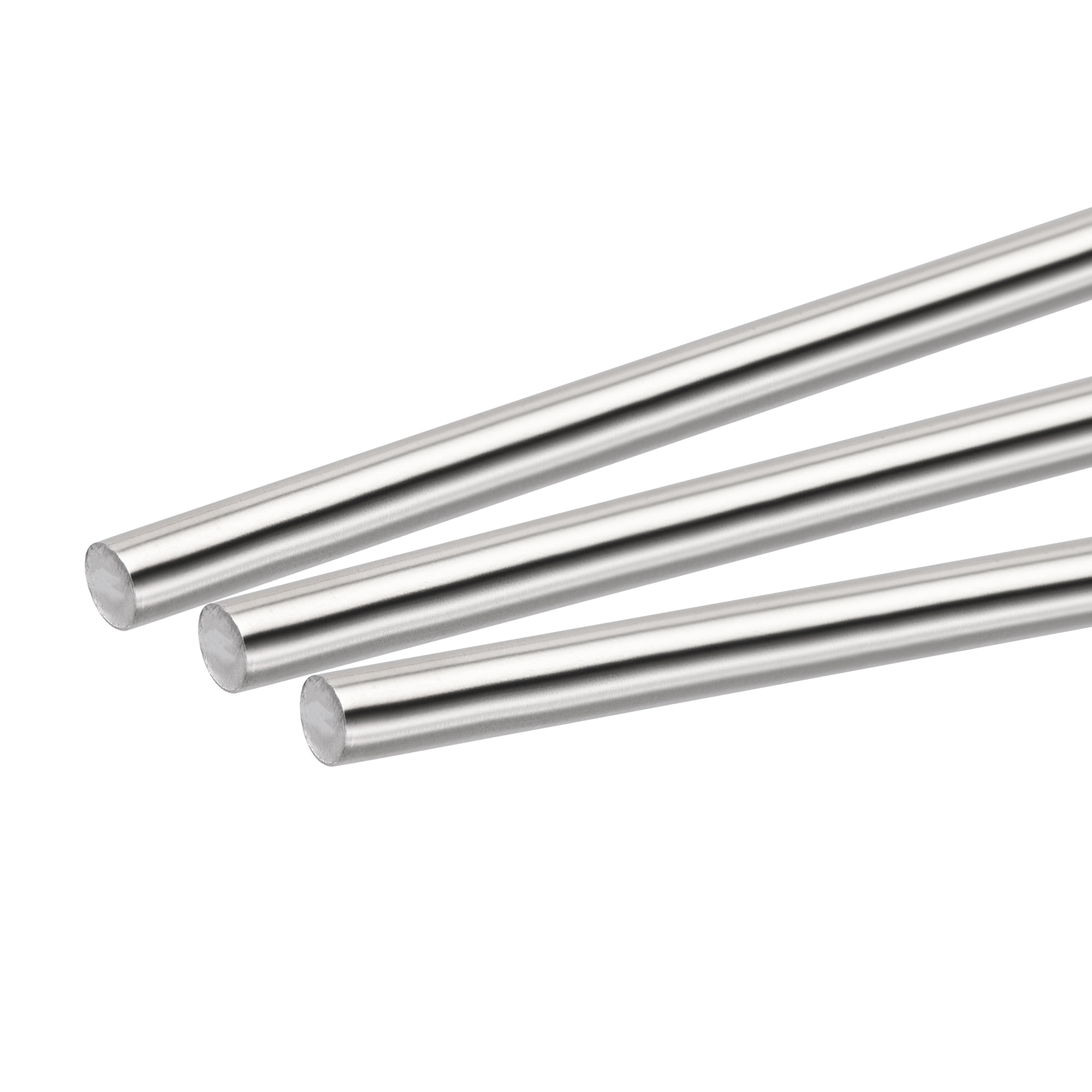 Uxcell 304 Stainless Steel Round Rods, 6mm x 100mm for DIY Craft Model ...