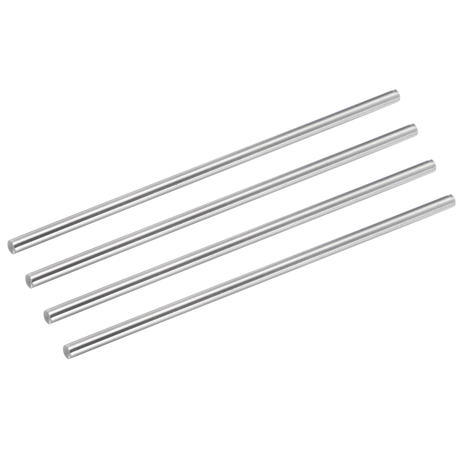 Uxcell 304 Stainless Steel Round Rods 6mm x 200mm for DIY Craft, 4Pcs ...