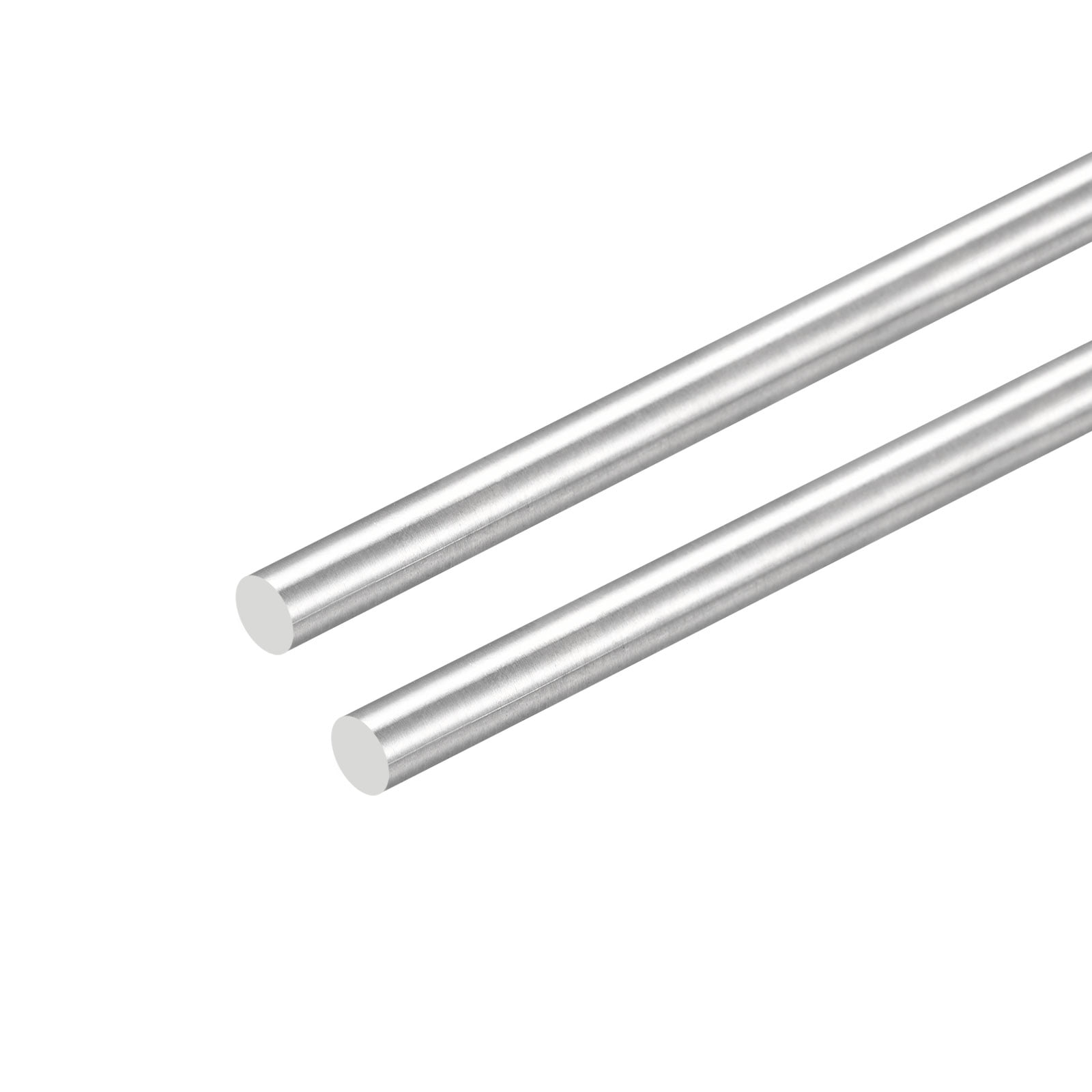 Uxcell 304 Stainless Steel Round Rods 8mm x 450mm for DIY Craft, 2 Pack ...