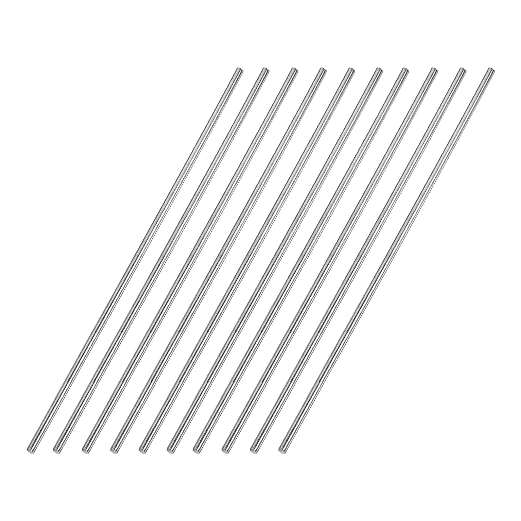 Uxcell 304 Stainless Steel Solid Round Rod for DIY Craft 0.1 inch x 7.87 inch 10Pcs - Walmart.com