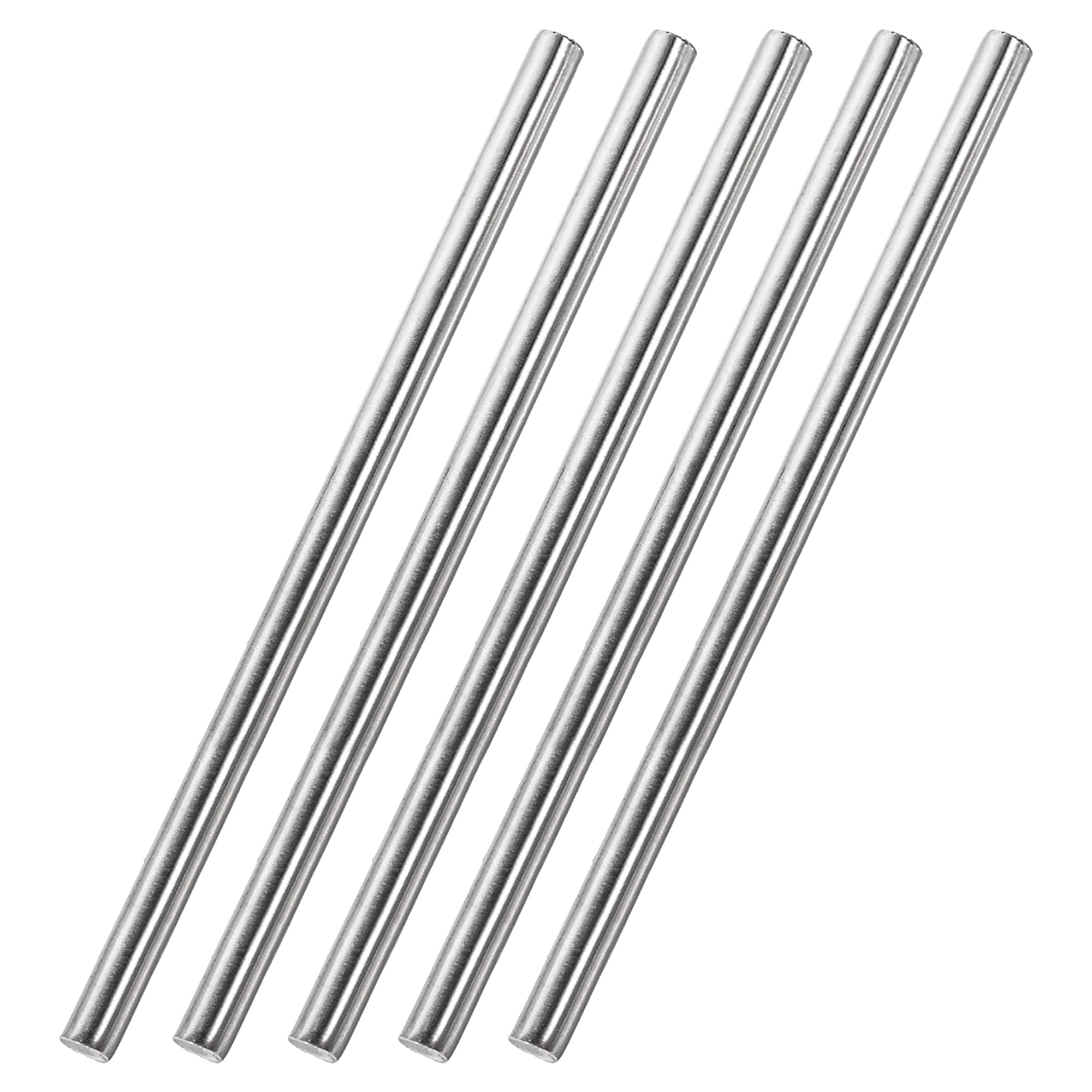 Uxcell 304 Stainless Steel Solid Round Rod for DIY Craft 8mm x 300mm ...