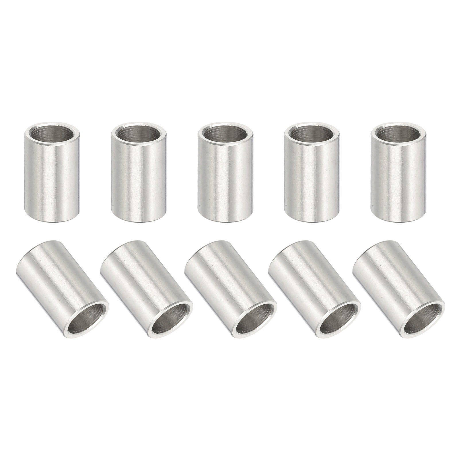Uxcell 304 Stainless Steel Spacer, Round Metal Spacer Unthreaded Screw ...