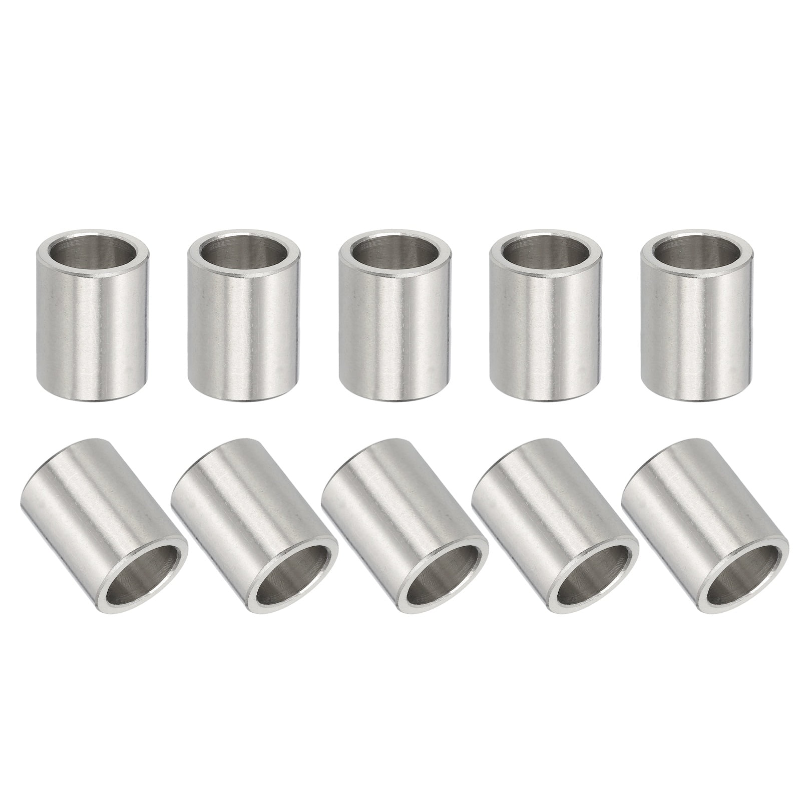 Uxcell 304 Stainless Steel Spacer, Round Metal Spacer Unthreaded Screw ...
