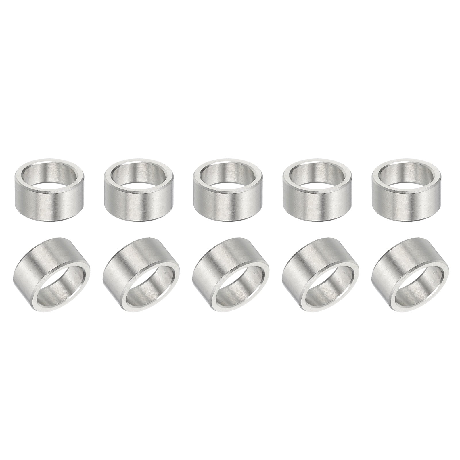 Uxcell 304 Stainless Steel Spacer, Round Metal Spacer Unthreaded Screw ...