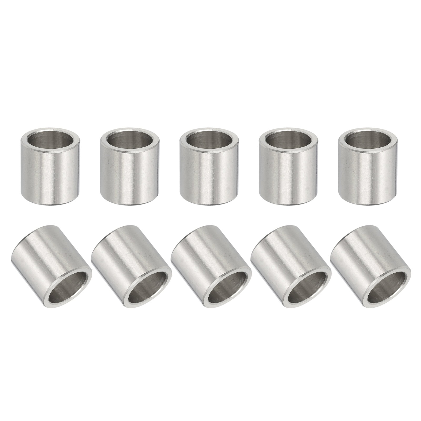 Uxcell 304 Stainless Steel Spacer, Round Metal Spacer Unthreaded Screw ...