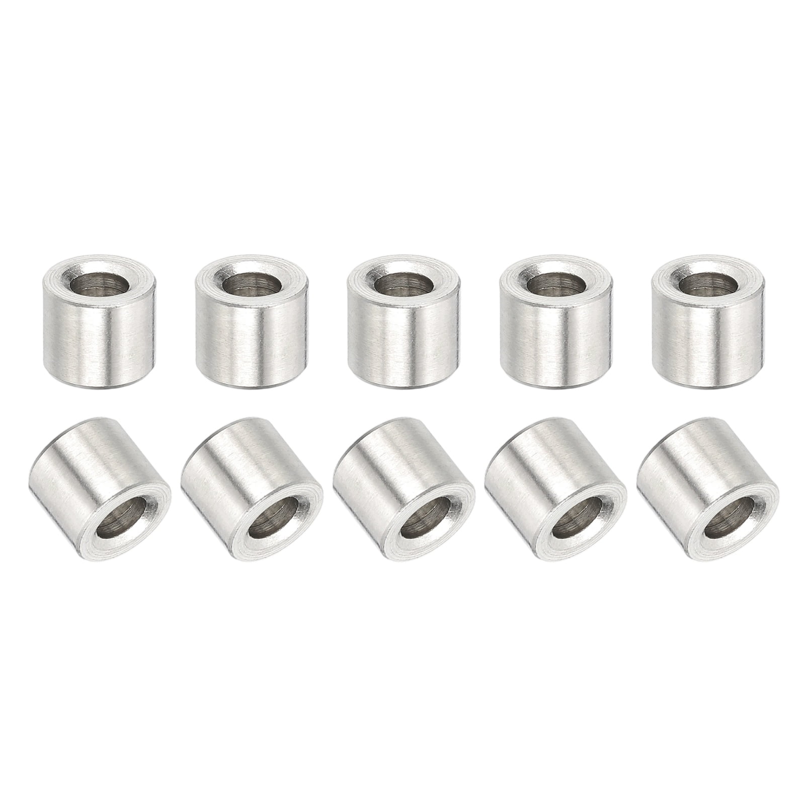 Uxcell 304 Stainless Steel Spacer, Round Metal Spacer Unthreaded Screw ...