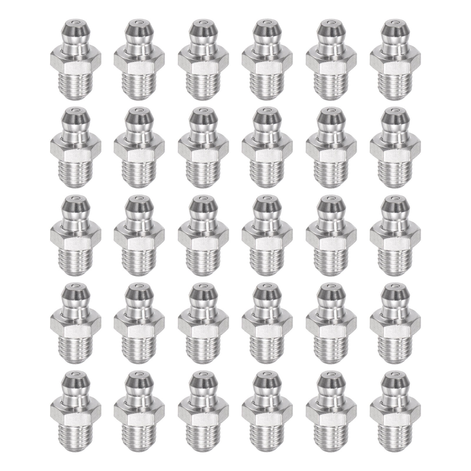 Uxcell 304 Stainless Steel Straight Hydraulic Grease Fitting M8 x 1mm ...