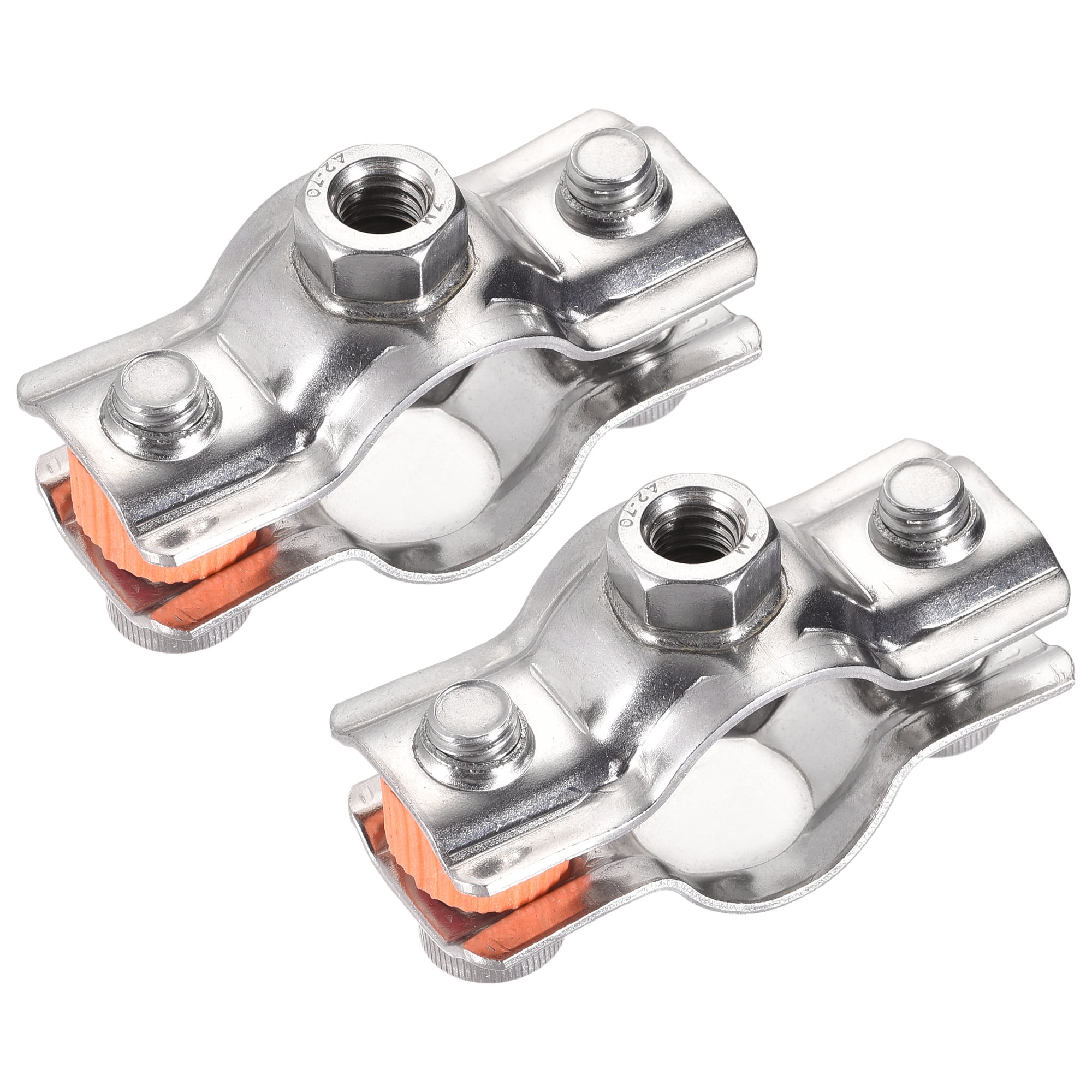 Uxcell 304 Stainless Steel Wall Ceiling Mount Pipe Supports for 19-22mm ...