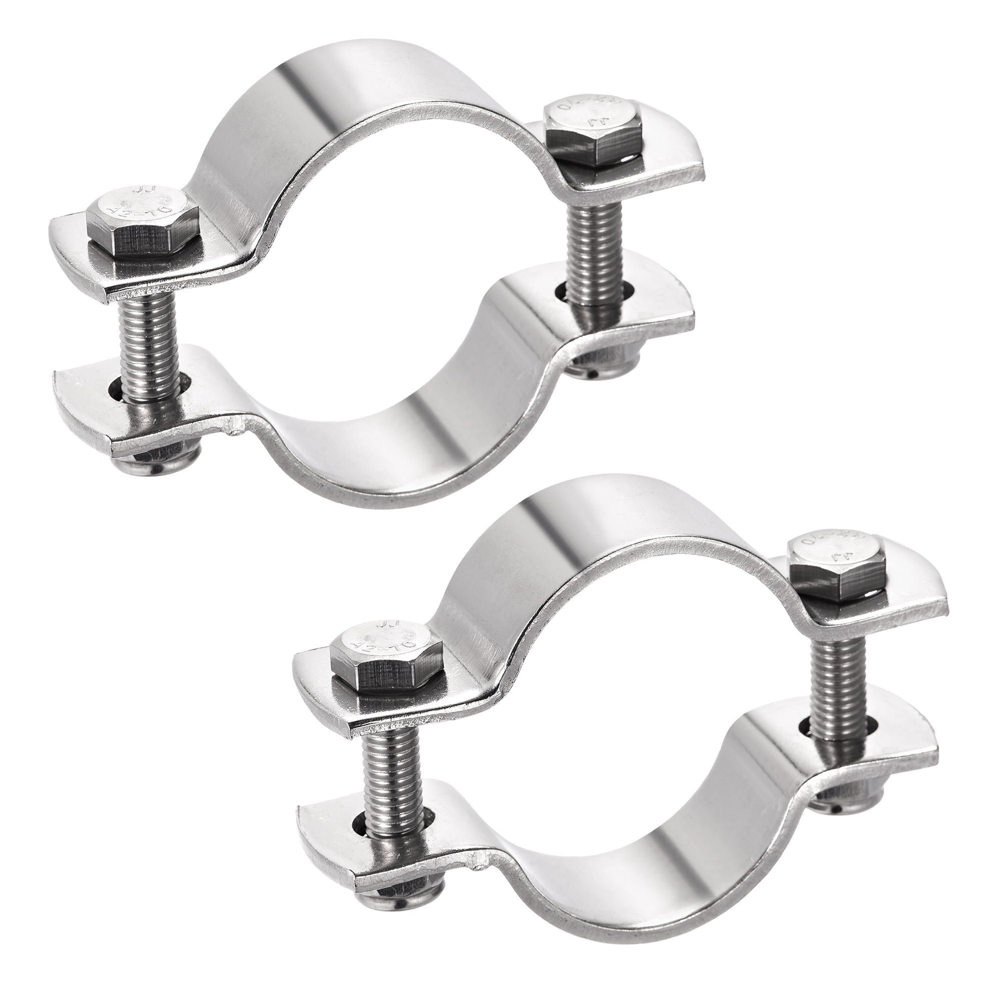 Uxcell 304 Stainless Steel Wall Mount Ceiling Mount Pipe Support for ...