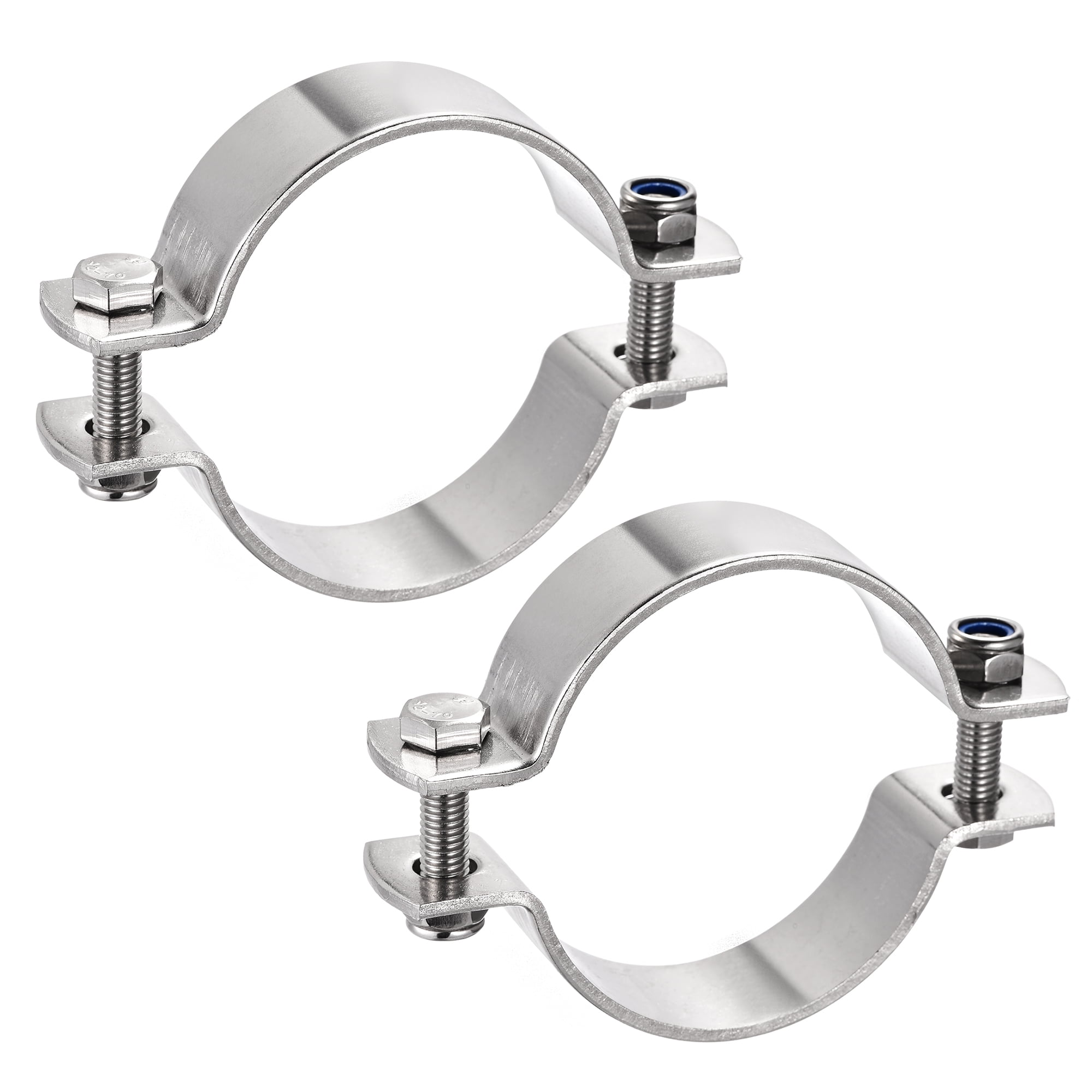 Uxcell 304 Stainless Steel Wall Mount Ceiling Mount Pipe Support for ...