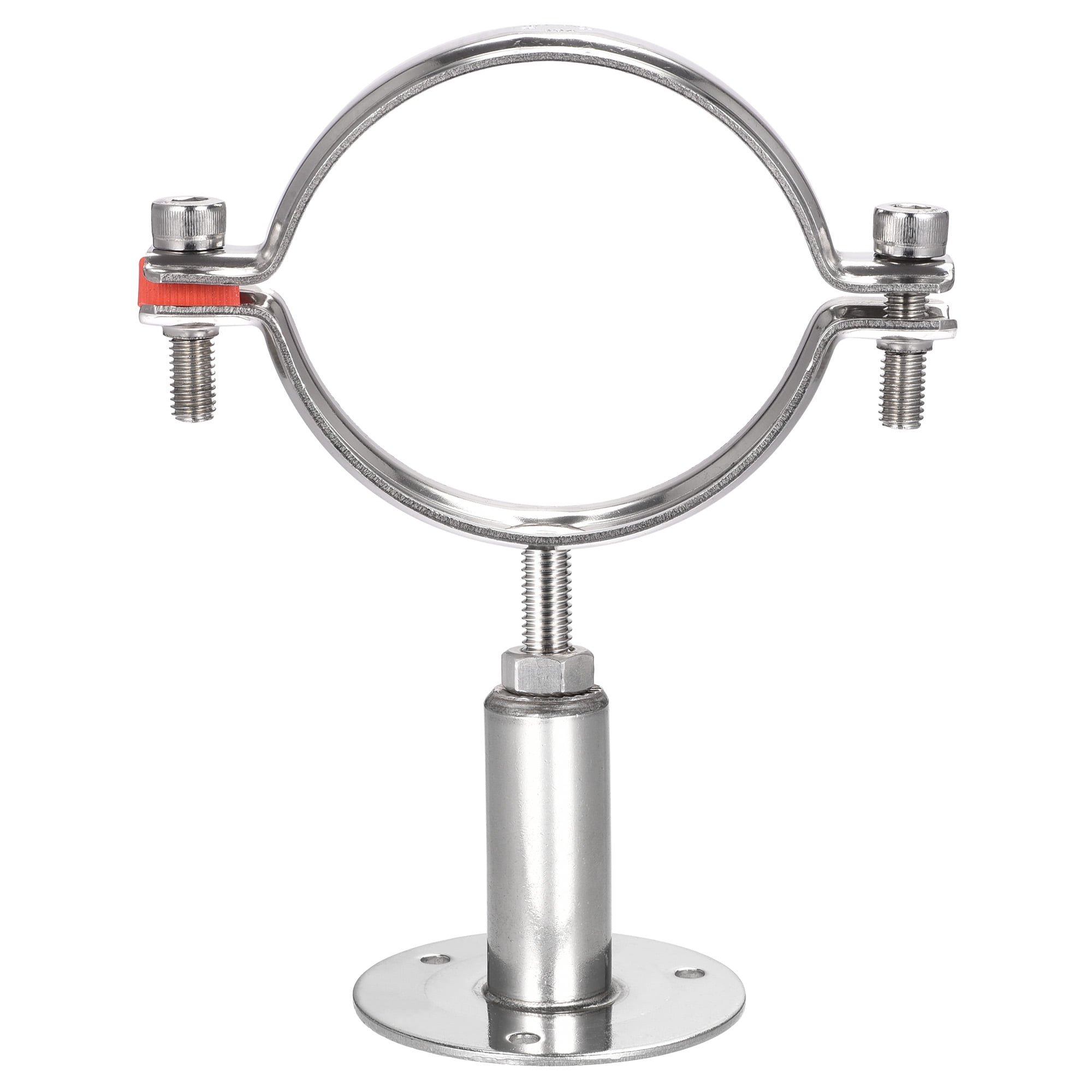 Uxcell 304 Stainless Steel Wall Mount Ceiling Mount Pipe Support for 85 ...