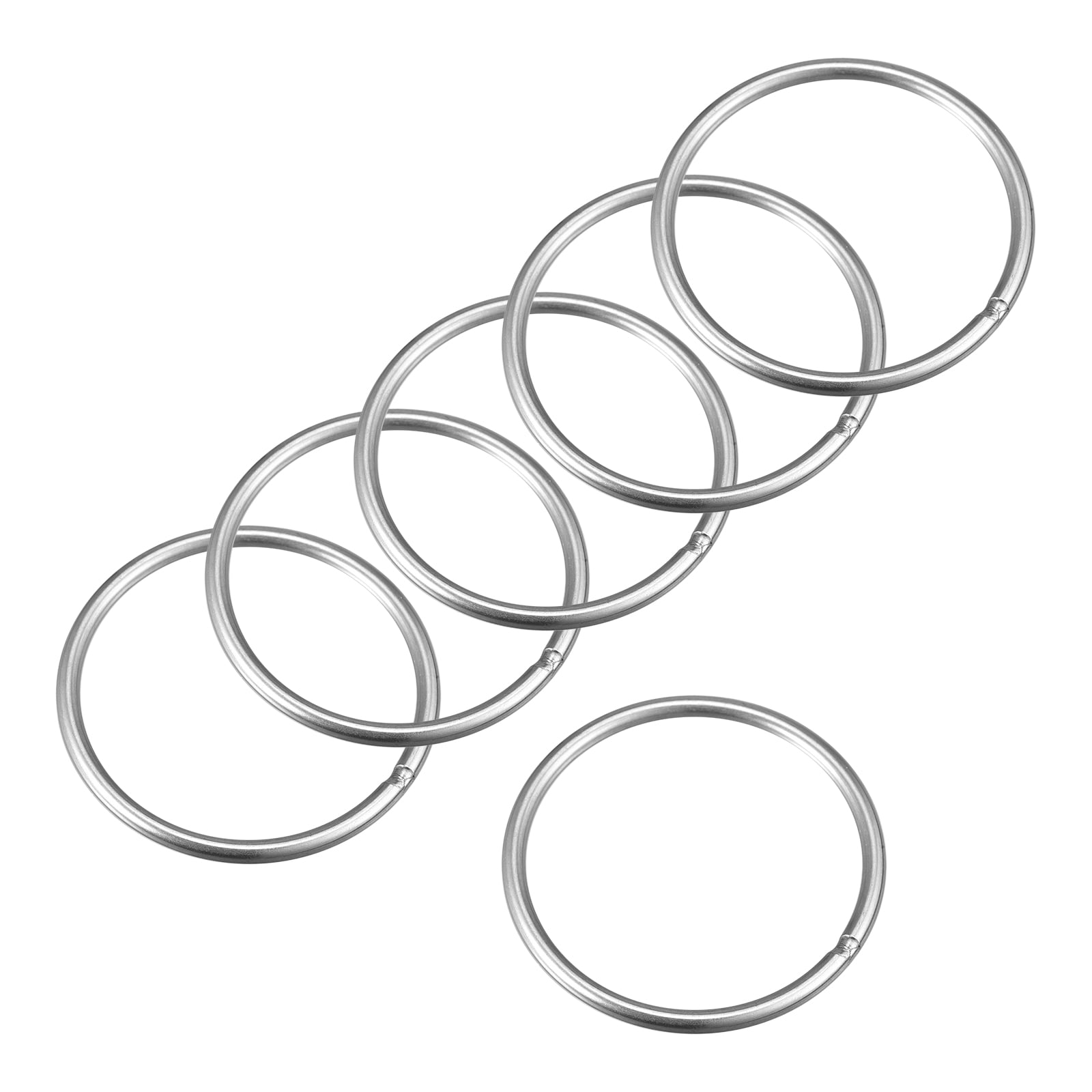 Uxcell 304 Stainless Steel Welded O Rings, Hardware for Hanging Plant ...