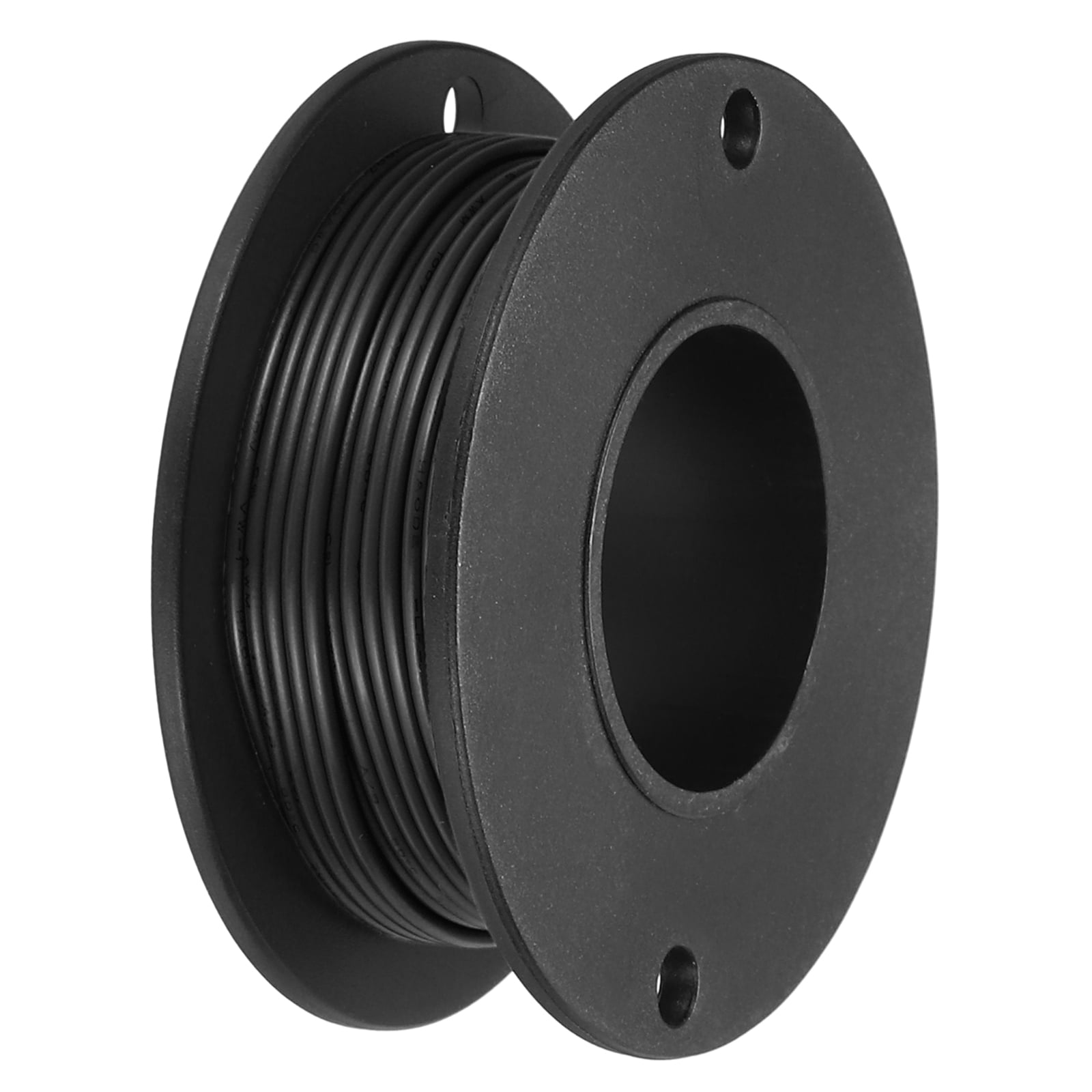 Uxcell 30AWG Stranded Wire Hookup 10M/33ft Black Electrical Wire UL1007 ...