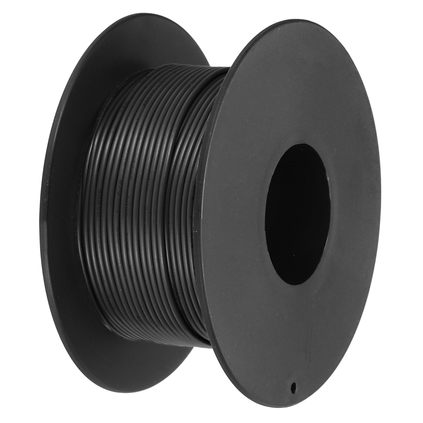 Uxcell 30AWG Stranded Wire Hookup 30M/98ft Black, Electrical Wire ...