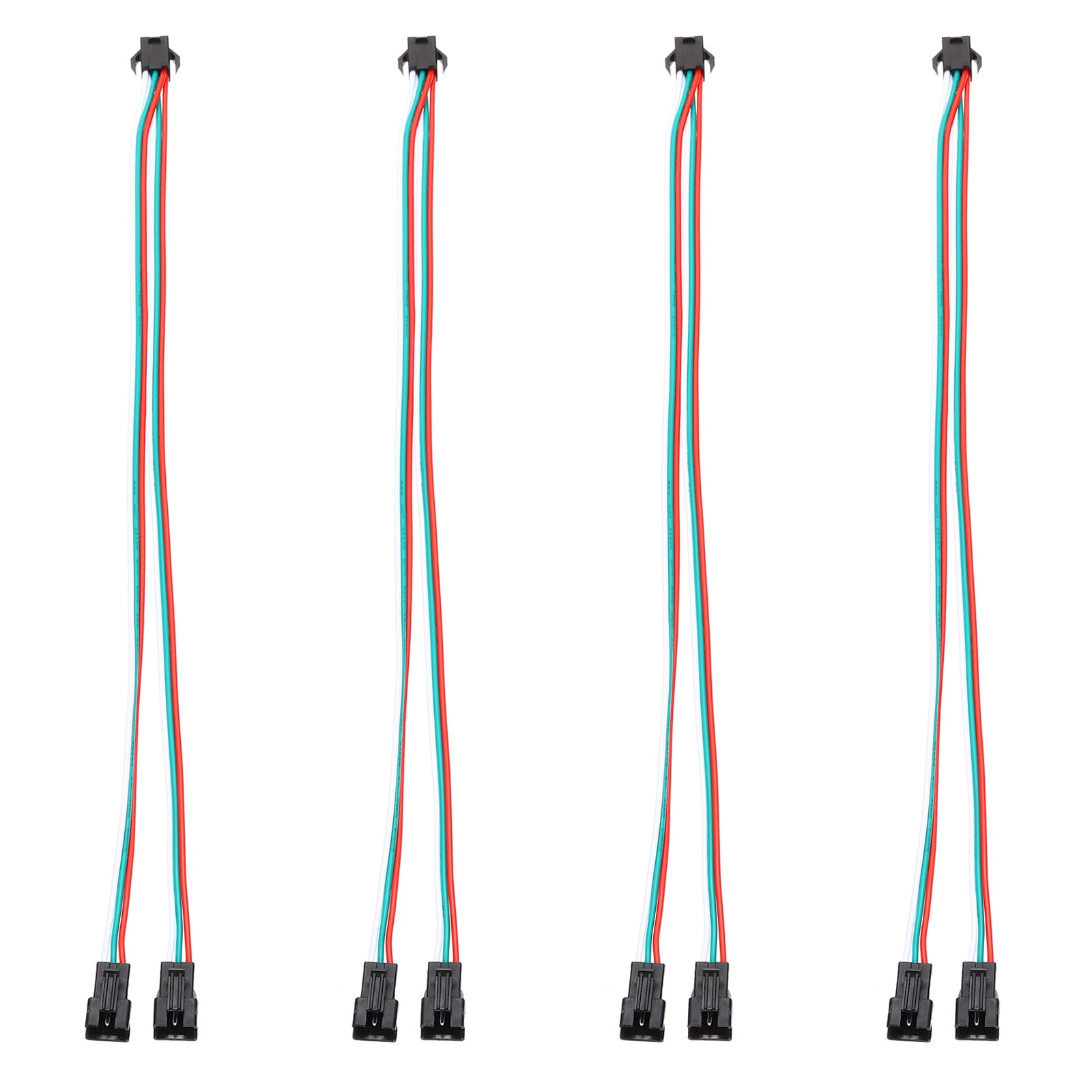 Uxcell 30CM 1 to 2 ARGB Splitter Cable, 4 Pcs PWM Fan RGB Extension ...