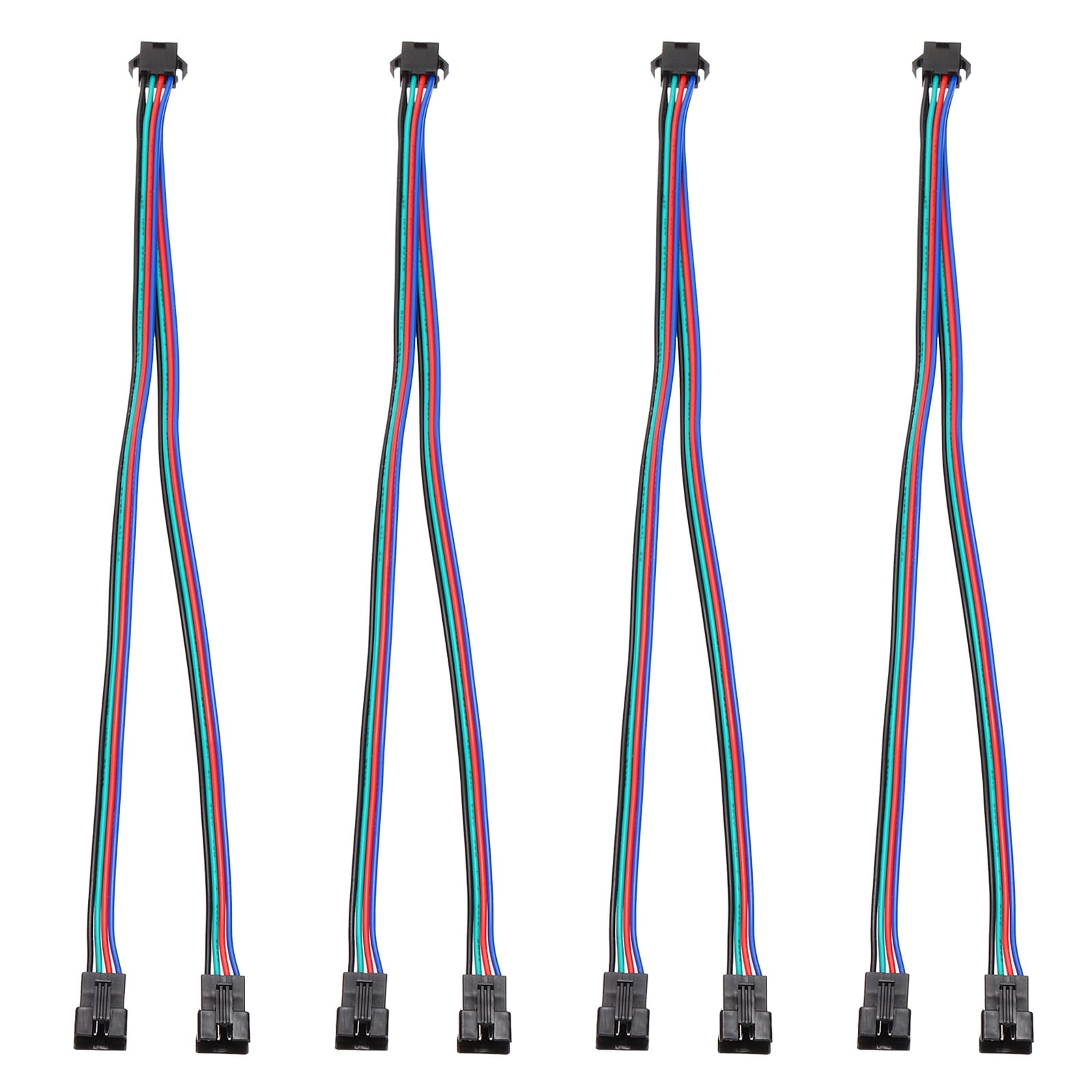 Uxcell 30CM 1 to 2 ARGB Splitter Cable, 4 Pcs PWM Fans RGB Extension ...