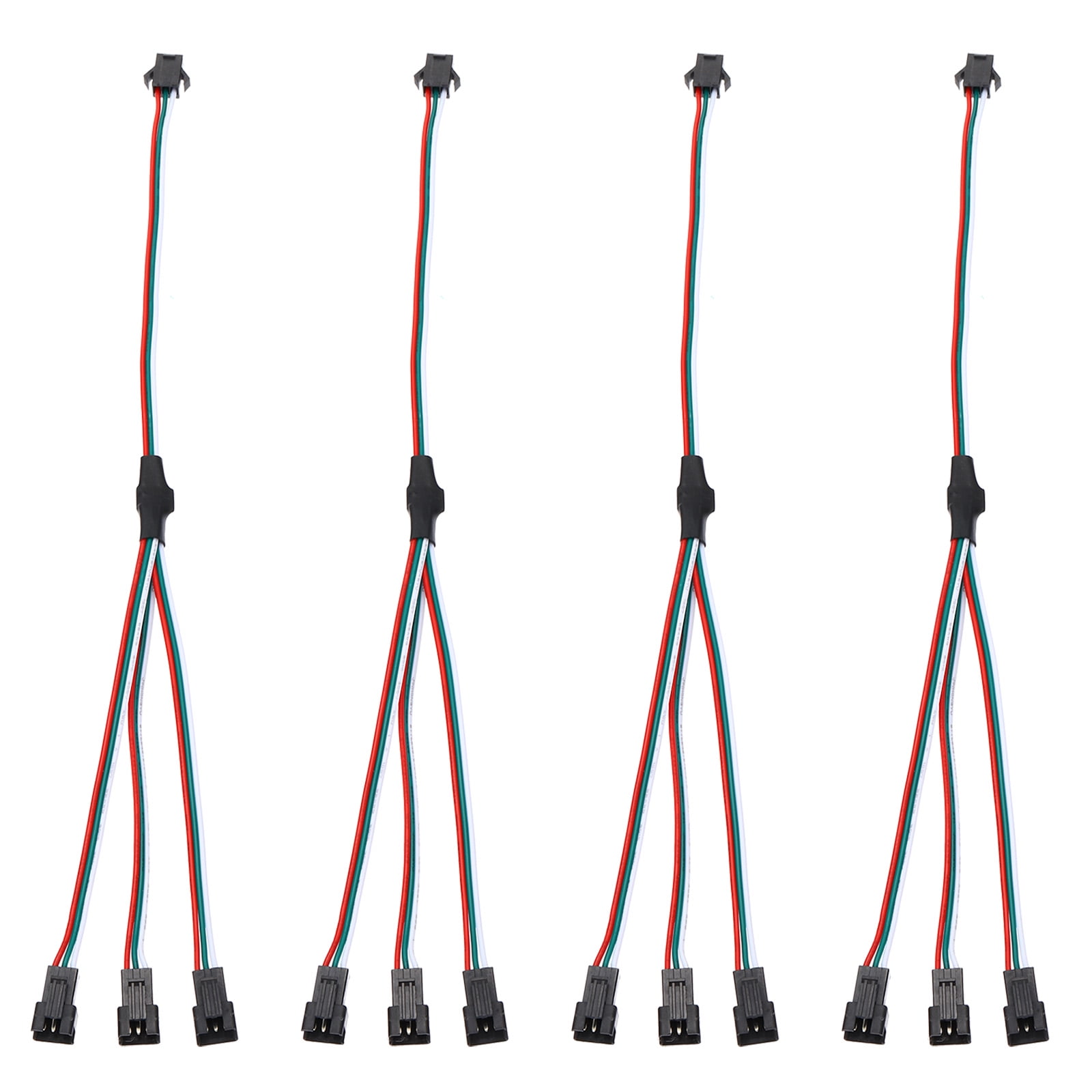 Uxcell 30CM 1 to 3 ARGB Splitter Cable, 4 Pcs PWM Fan RGB Extension ...