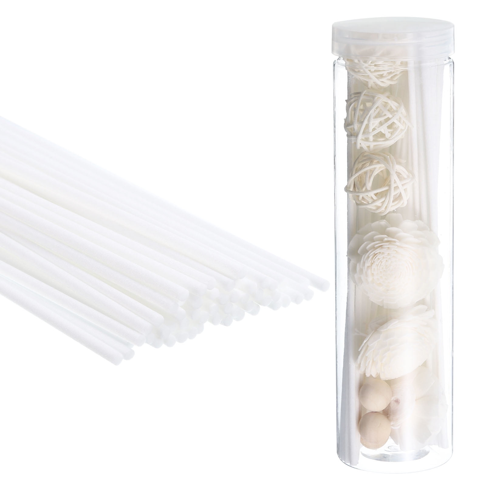 Uxcell 30CM/12Inch Reed Diffuser Sticks Set, 50 Pack Fiber Fragrance ...