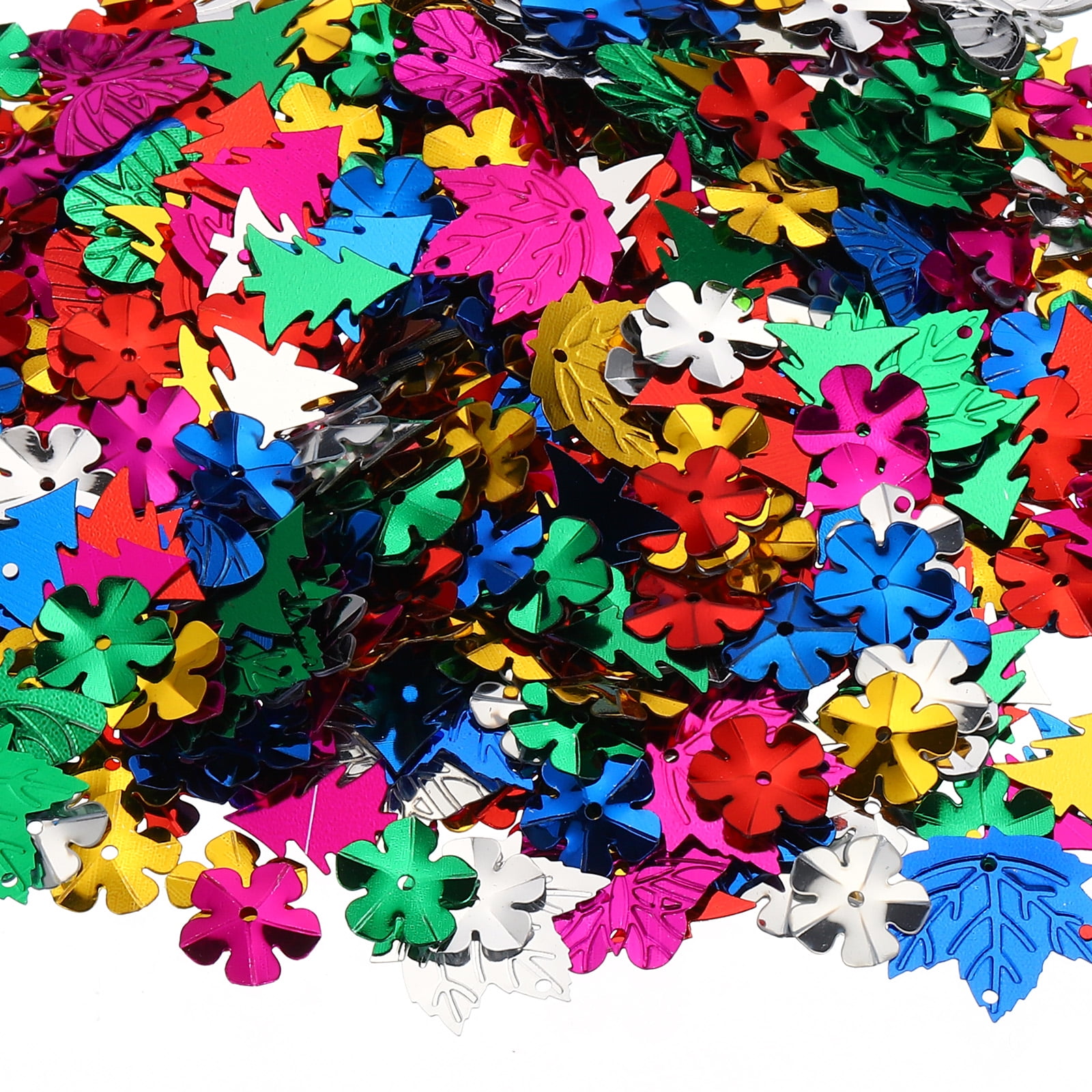 Uxcell 30Gram Sequins for Crafts, 1Pack Colored Sequin and Spangles ...