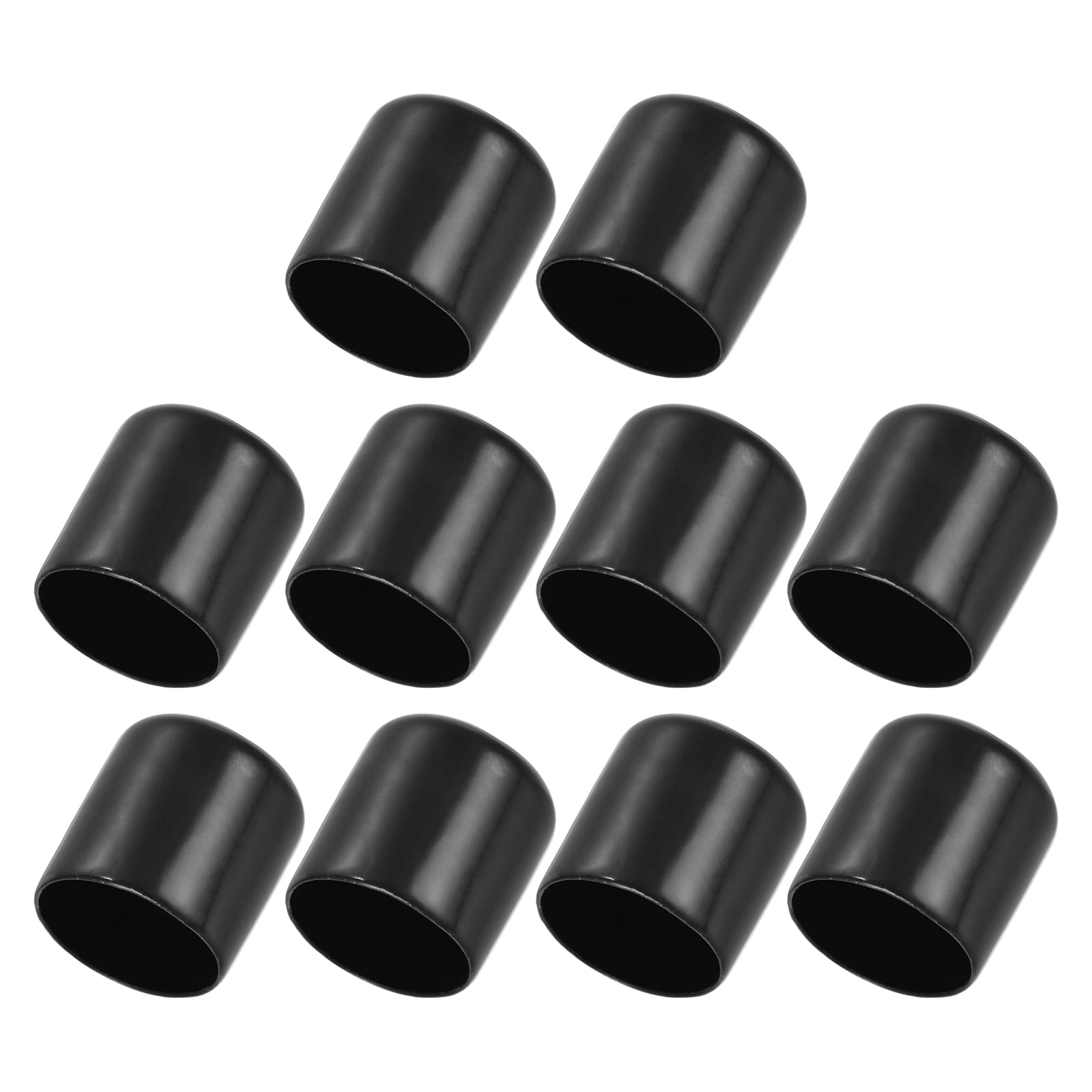 Uxcell 30MM Vinyl Rubber End Caps, 10 Pack Round Bolt Screw Covers Caps ...
