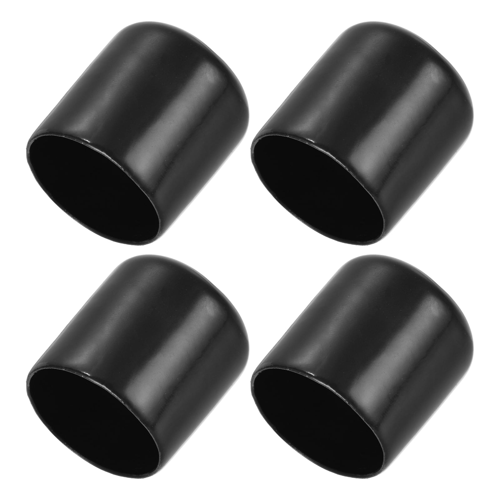 Uxcell 30MM Vinyl Rubber End Caps, 4 Pack Round Bolt Screw Covers Caps ...