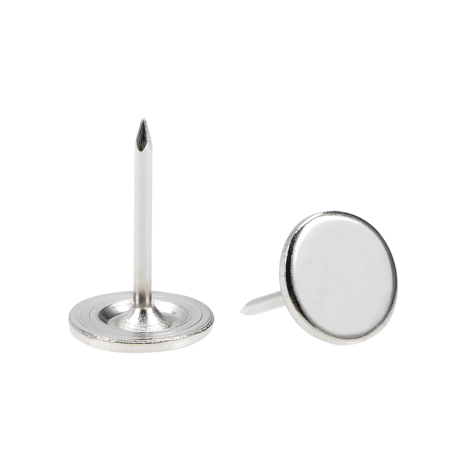 Uxcell 30Pack 11mmx17mm Flat Head Decorative Upholstery Tacks Furniture ...