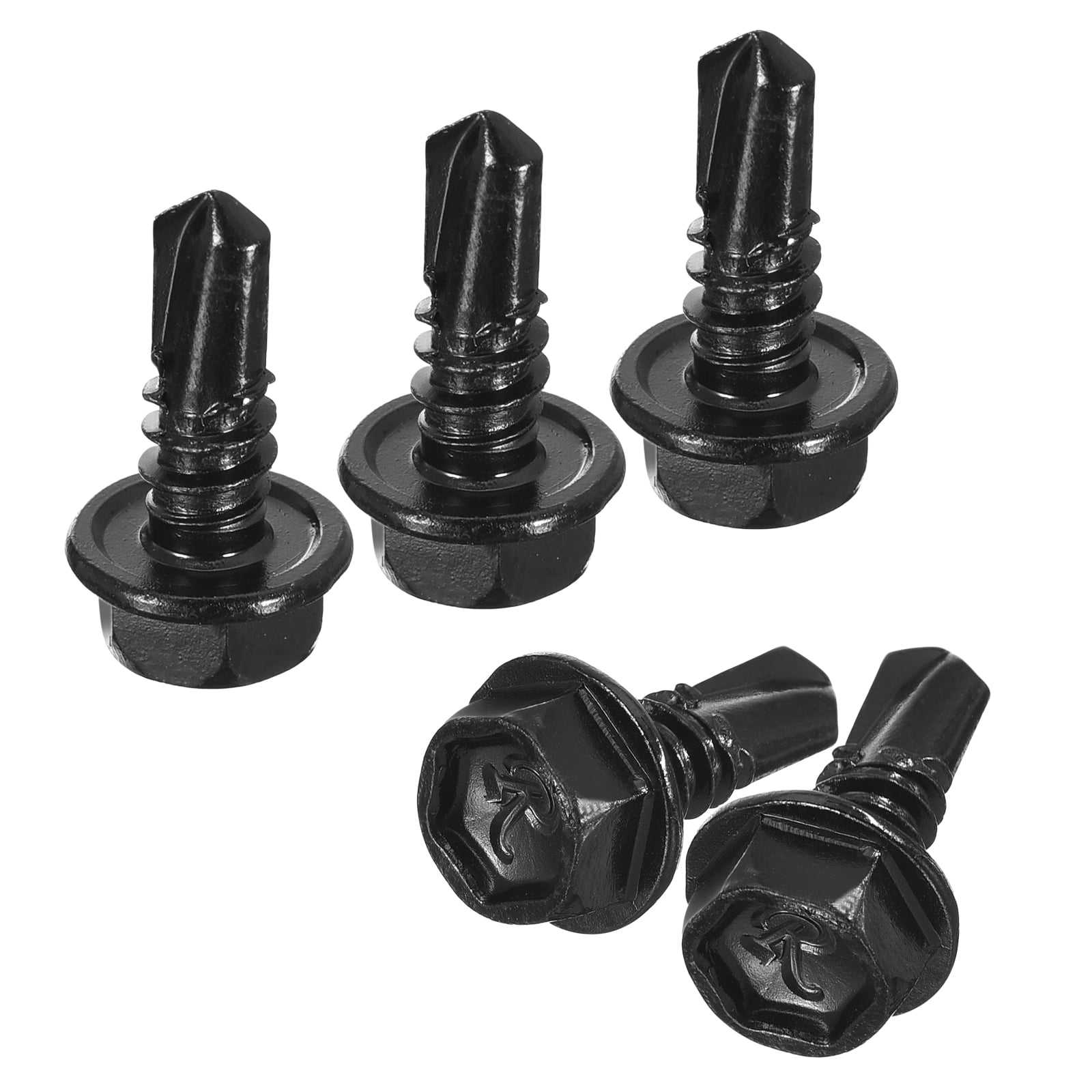 Uxcell 30Pack #14 x 3/4" Hex Washer Head Self Tapping Screws Sheet ...
