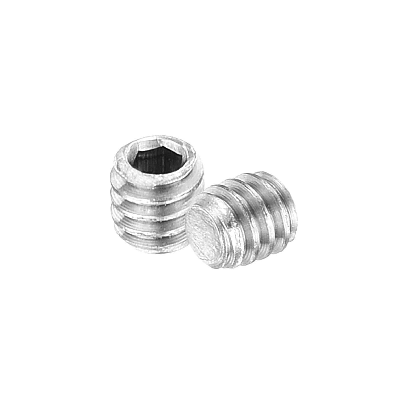 Uxcell 30Pack Hex Socket Grub Screw, M2x2mm 304 Stainless Steel Head ...