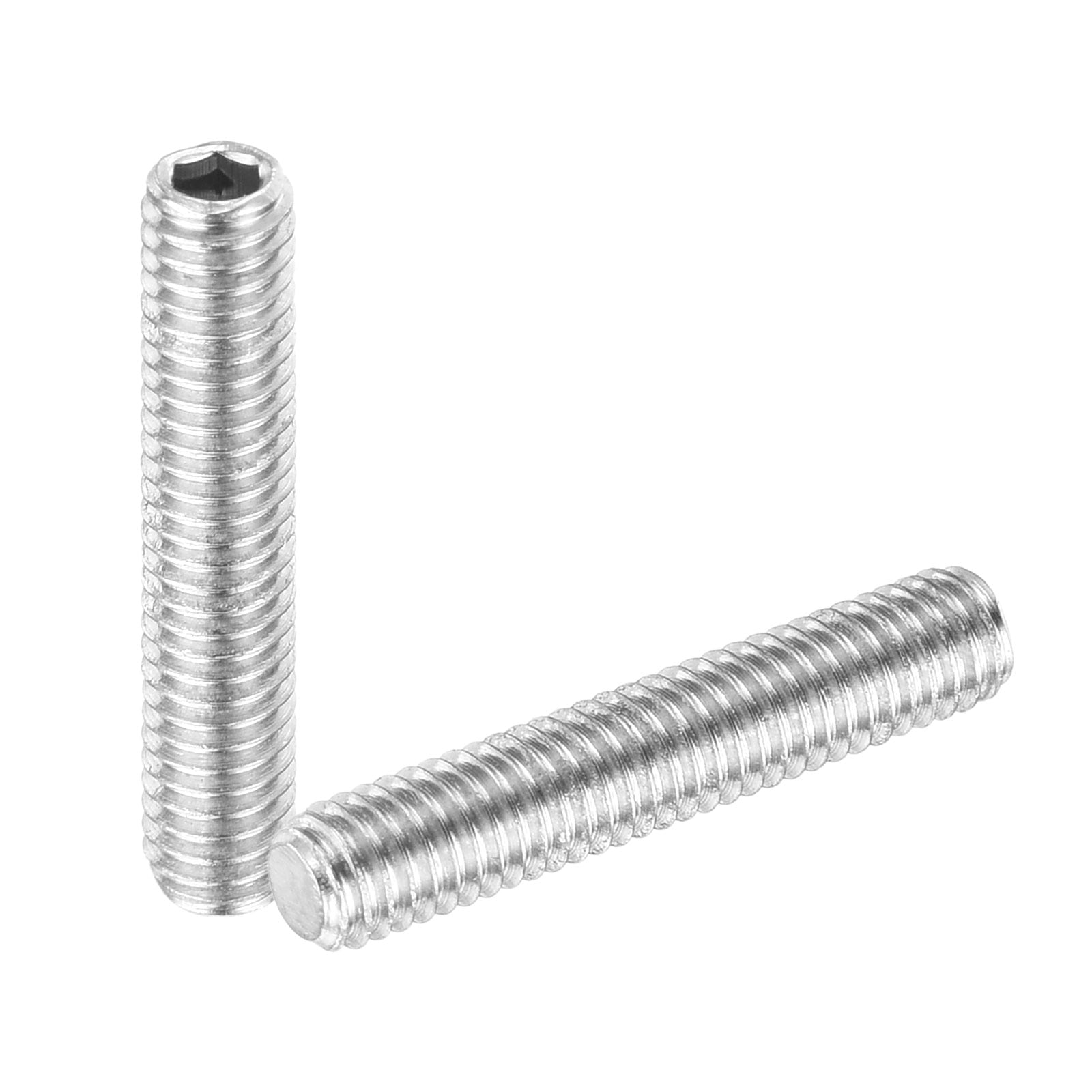 Uxcell 30Pack Hex Socket Grub Screw, M3x16mm 304 Stainless Steel Head ...
