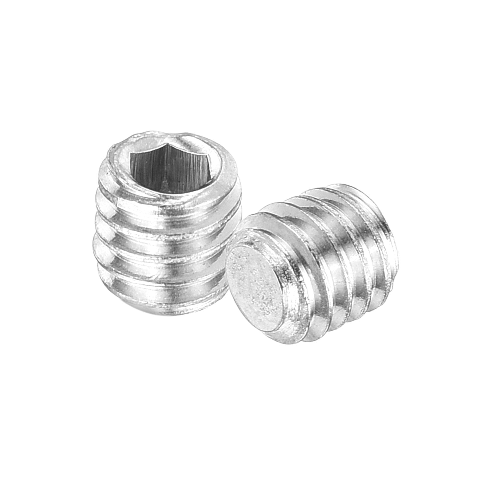 Uxcell 30Pack Hex Socket Grub Screw, M4x4mm 304 Stainless Steel Head ...