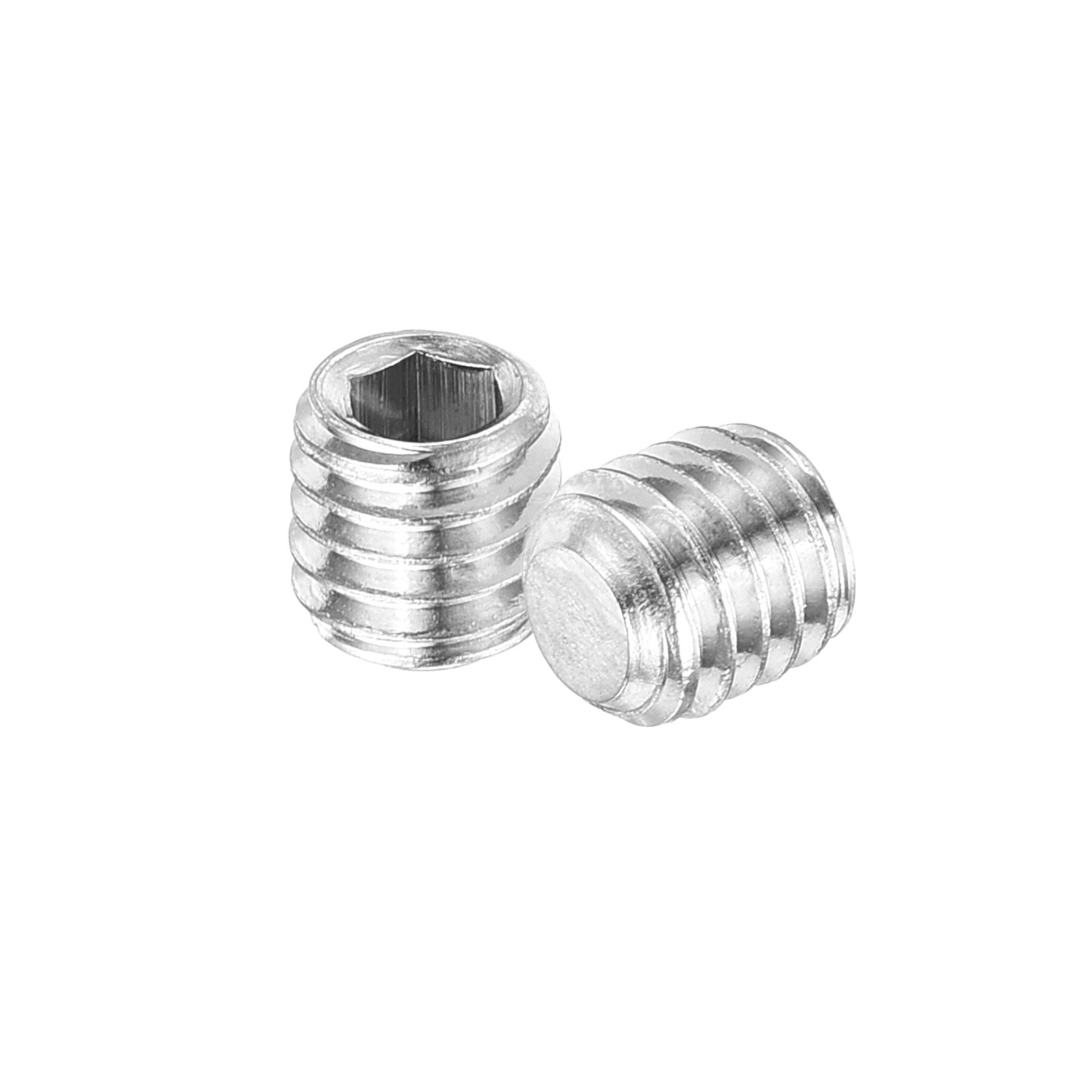 Uxcell 30Pack Hex Socket Grub Screw, M5x5mm 304 Stainless Steel Head ...