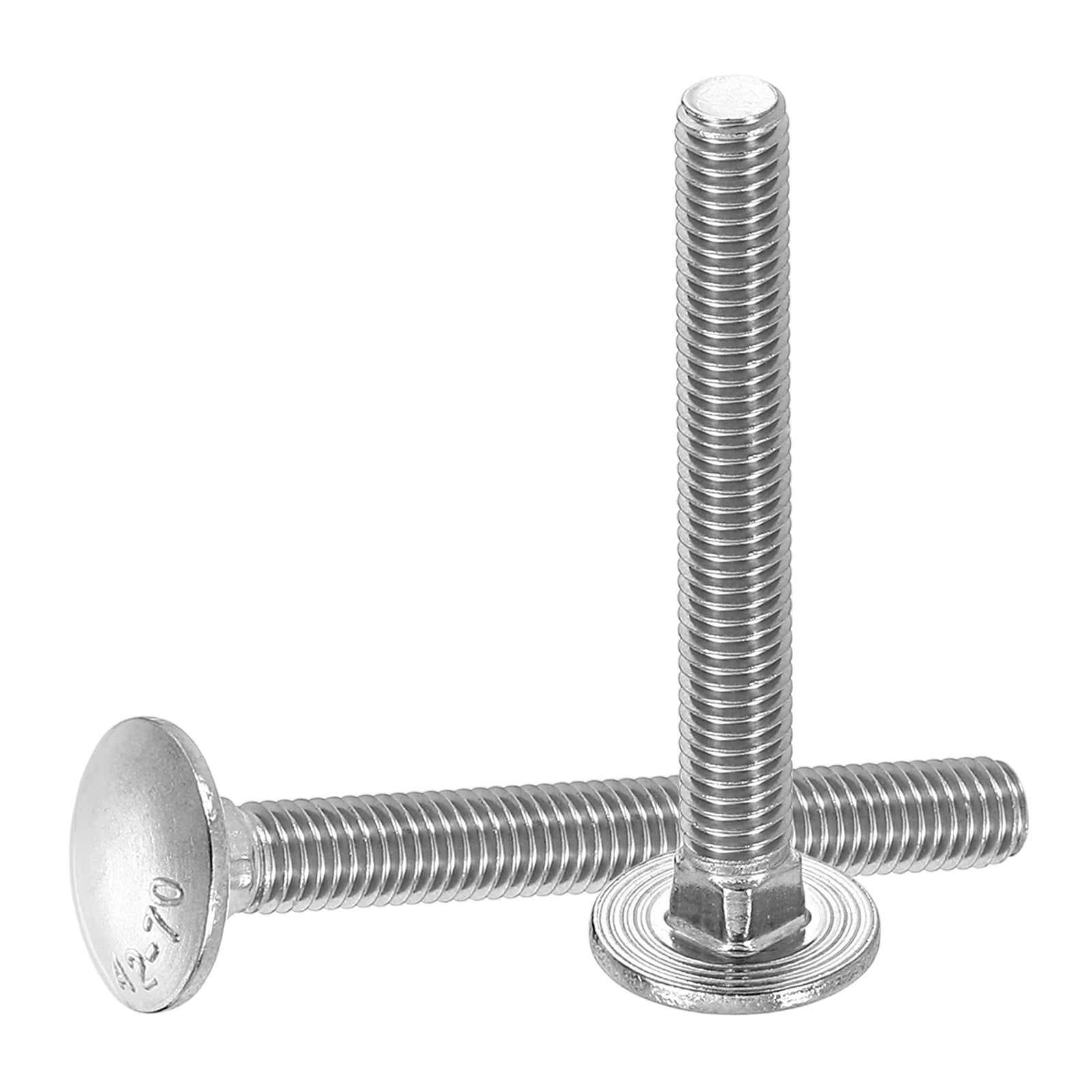 Uxcell 30Pack M5 x 40mm Stainless Steel Carriage Bolts Round Head ...