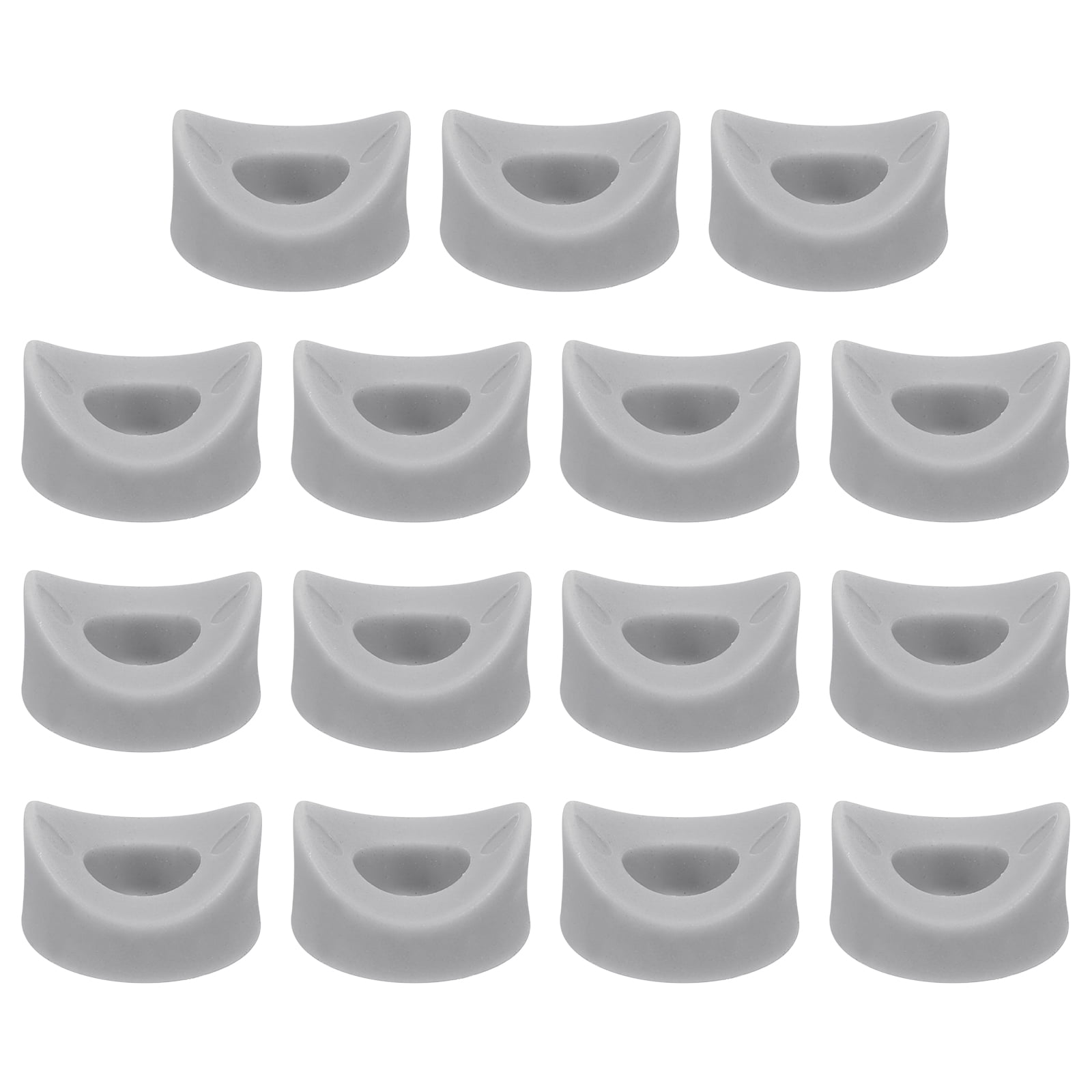 Uxcell 30Pack Plastic Round Washers, 8mm x 19mm x 5mm Grey PE Concave ...