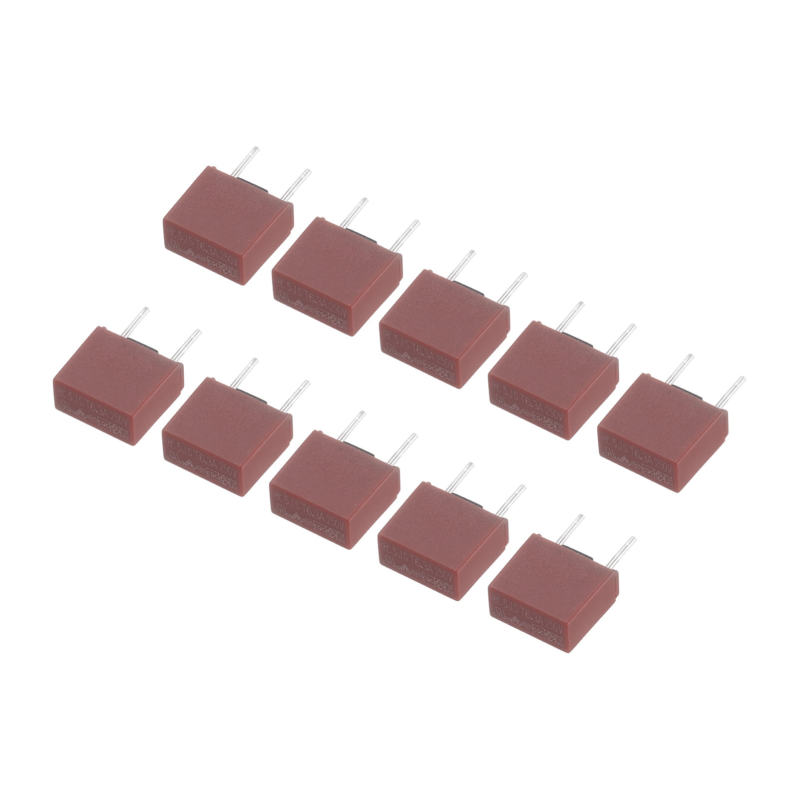 Uxcell 30Pcs DIP Mounted Miniature Square Slow Blow Micro Fuse for ...