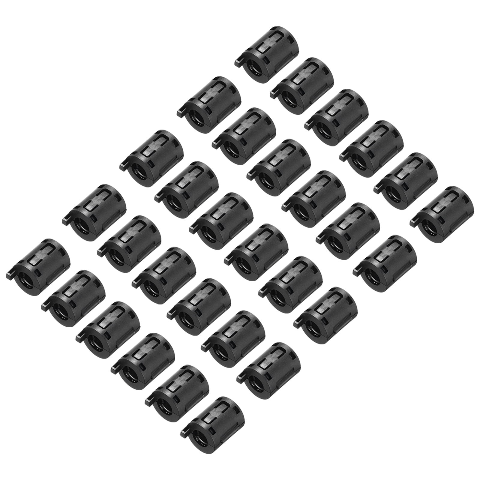 Uxcell 30Pcs Ferrite Filter Ring Core RFI EMI Noise Suppression Cable ...