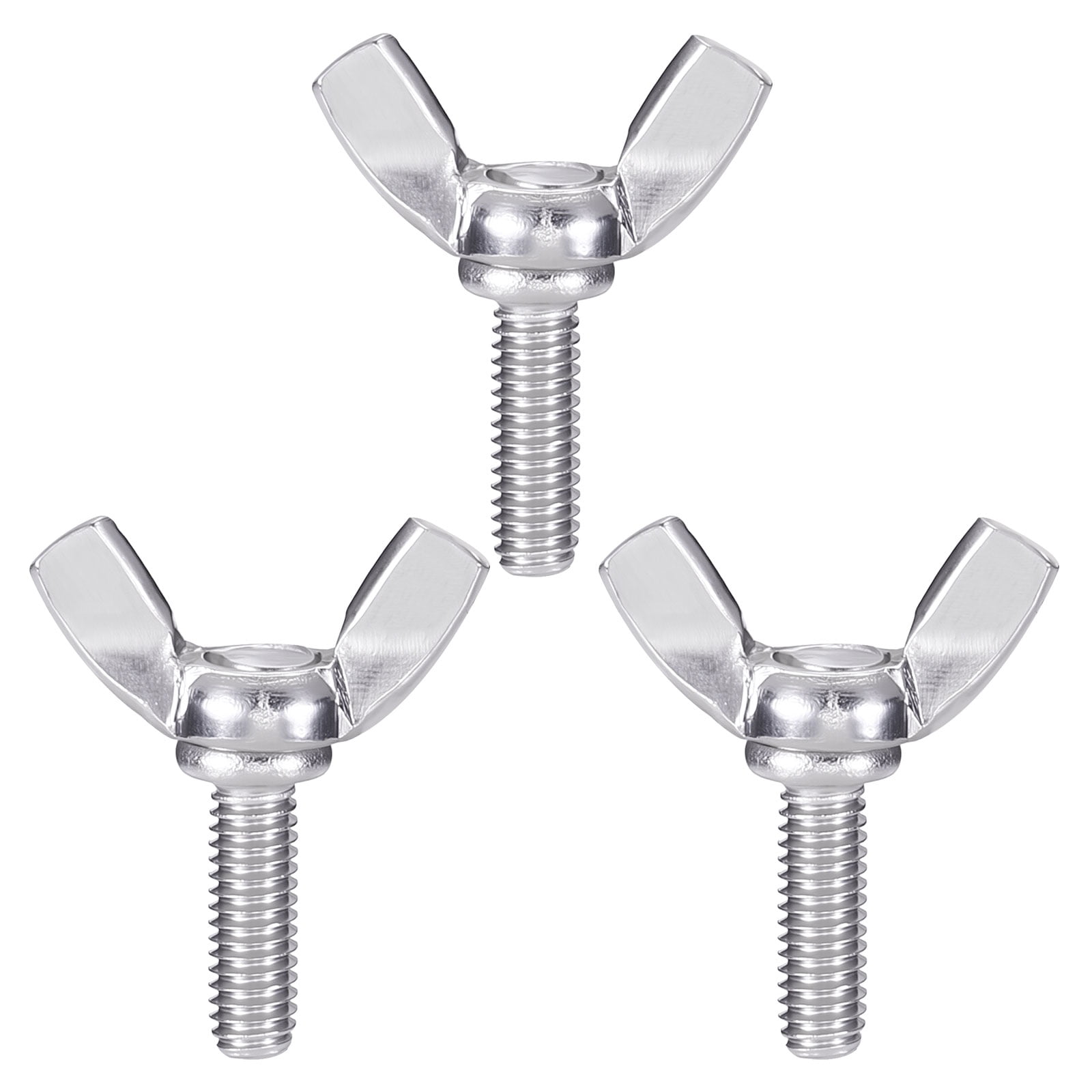 Uxcell 30Pcs Wing Butterfly Screws M4x16mm, 304 Stainless Steel ...
