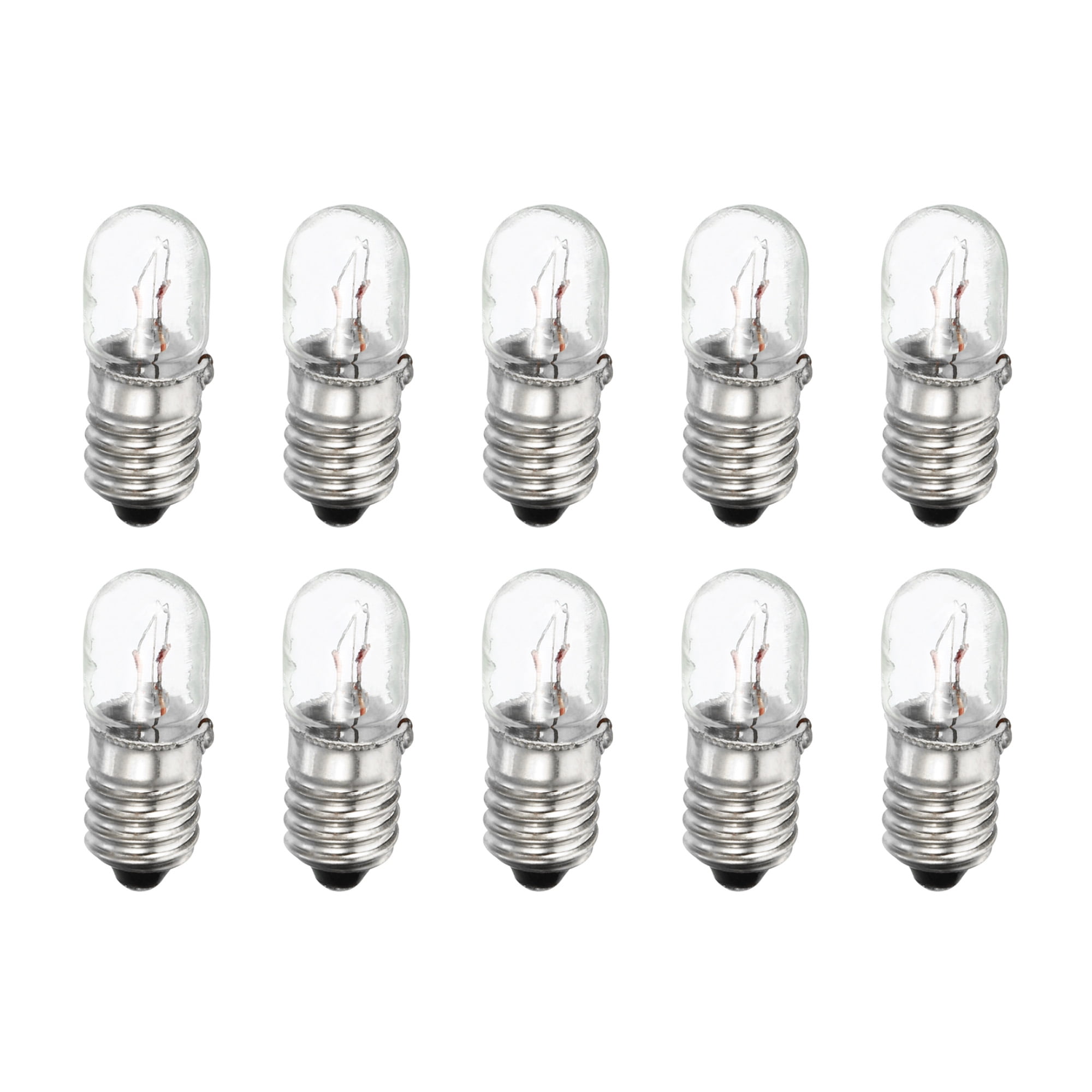 Uxcell 30V/3W E10 Warm Yellow Light Mini Incandescent Bulbs with Box 1 ...
