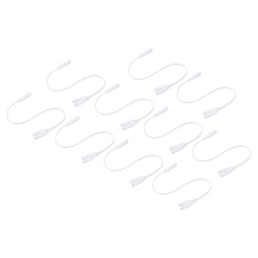 Uxcell 50cm 3 Pin LED Integrated Tube Cable Link Cords T4 T5 T8 Lamp ...