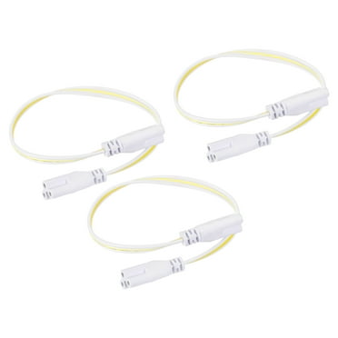 Uxcell 30cm 2 Pin LED Integrated Tube Cable Link Cords T4 T5 T8 Lamp ...