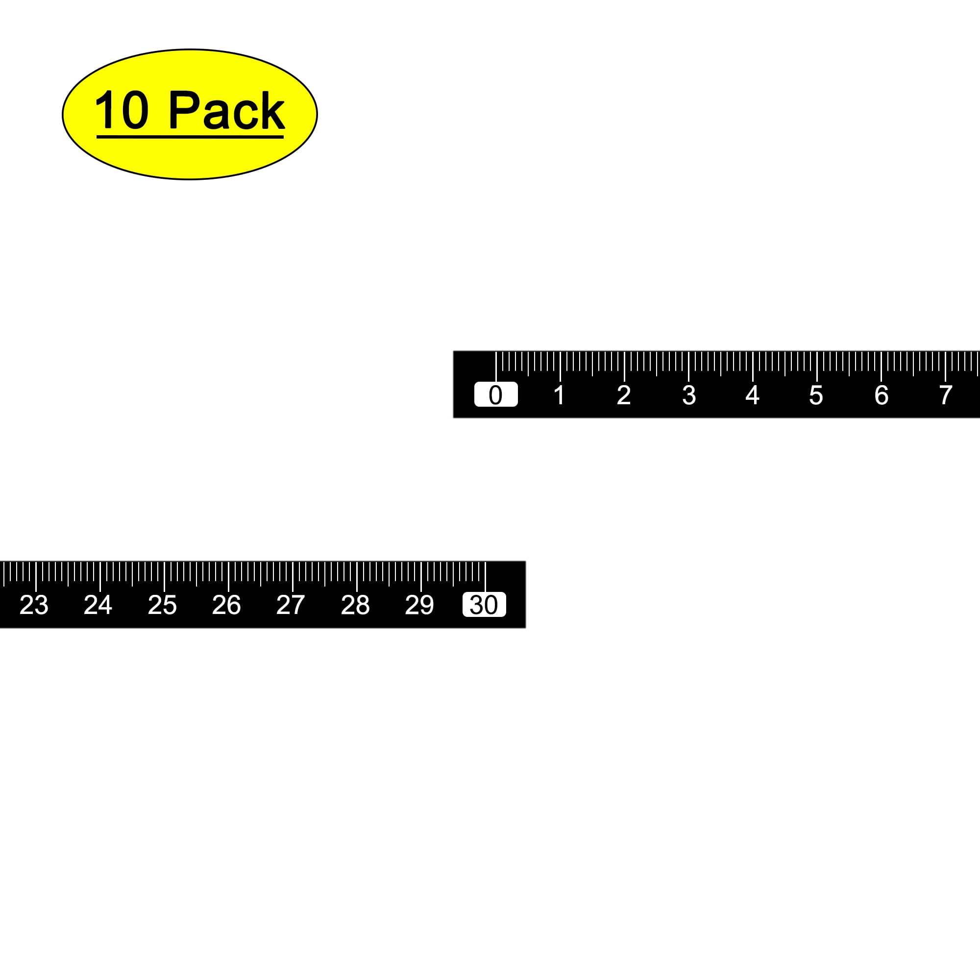 Uxcell 30cm Left to Right Read Adhesive Tape Measure for Workbench ...